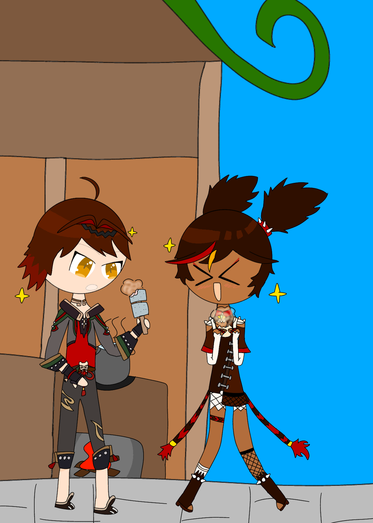 Gaming X Xinyan fanart request :3 Genshin Impact | HoYoLAB