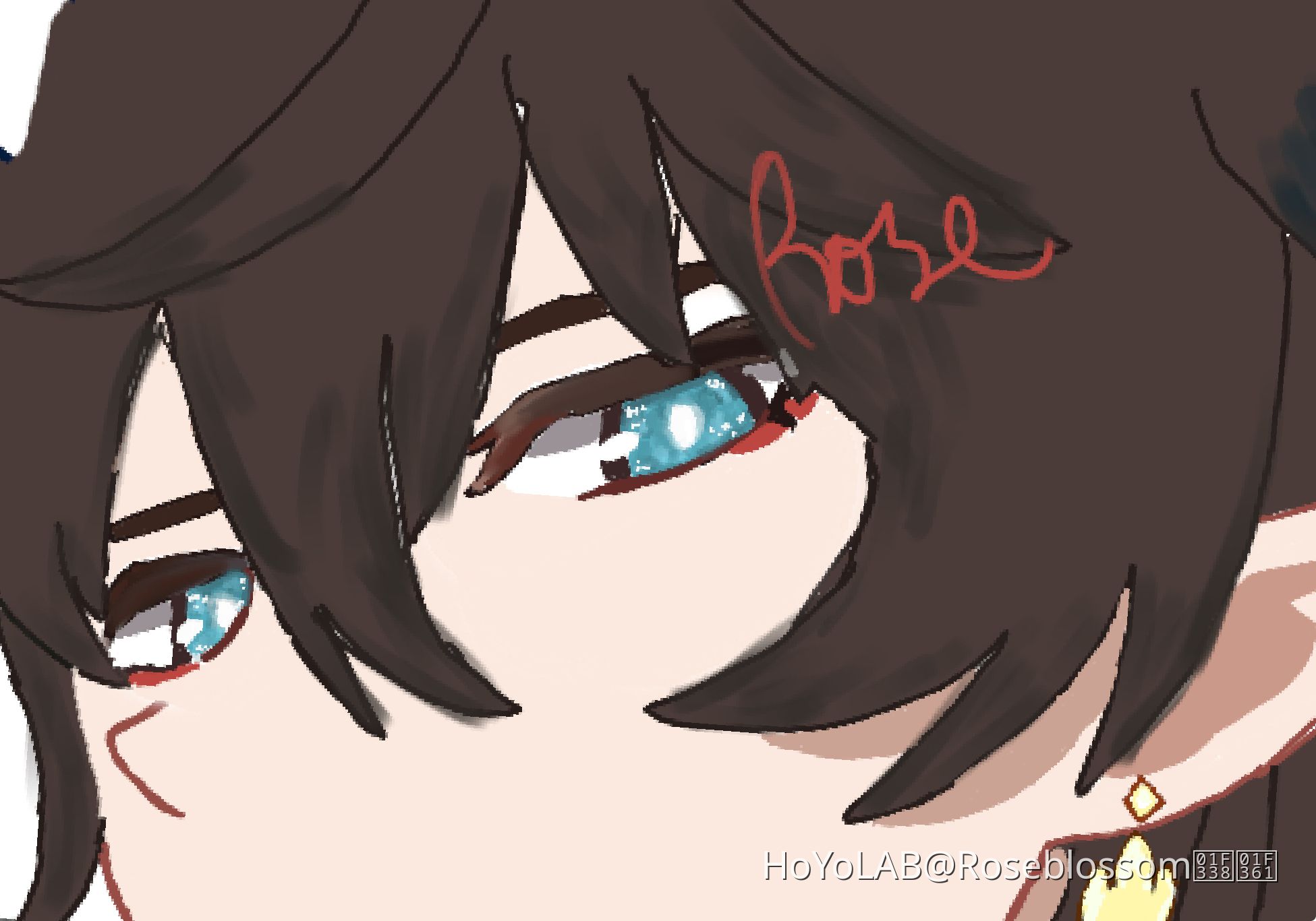 Dan heng drawing sneak peek :>> Honkai: Star Rail | HoYoLAB