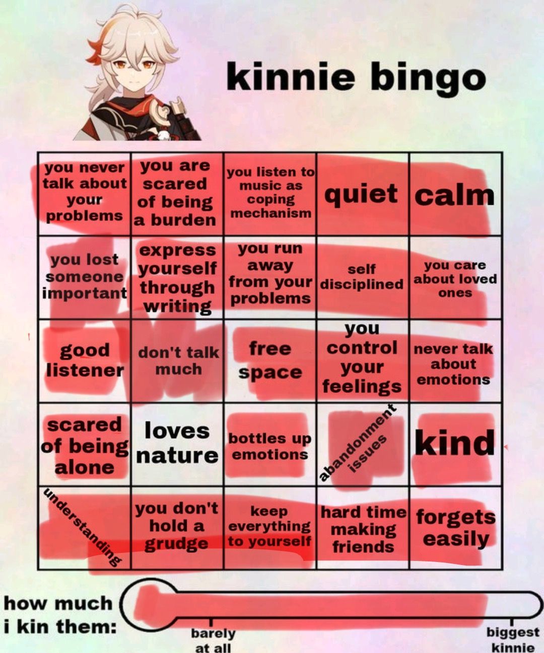 Exactly 14 Kin Bingo Cards Genshin Impact | HoYoLAB