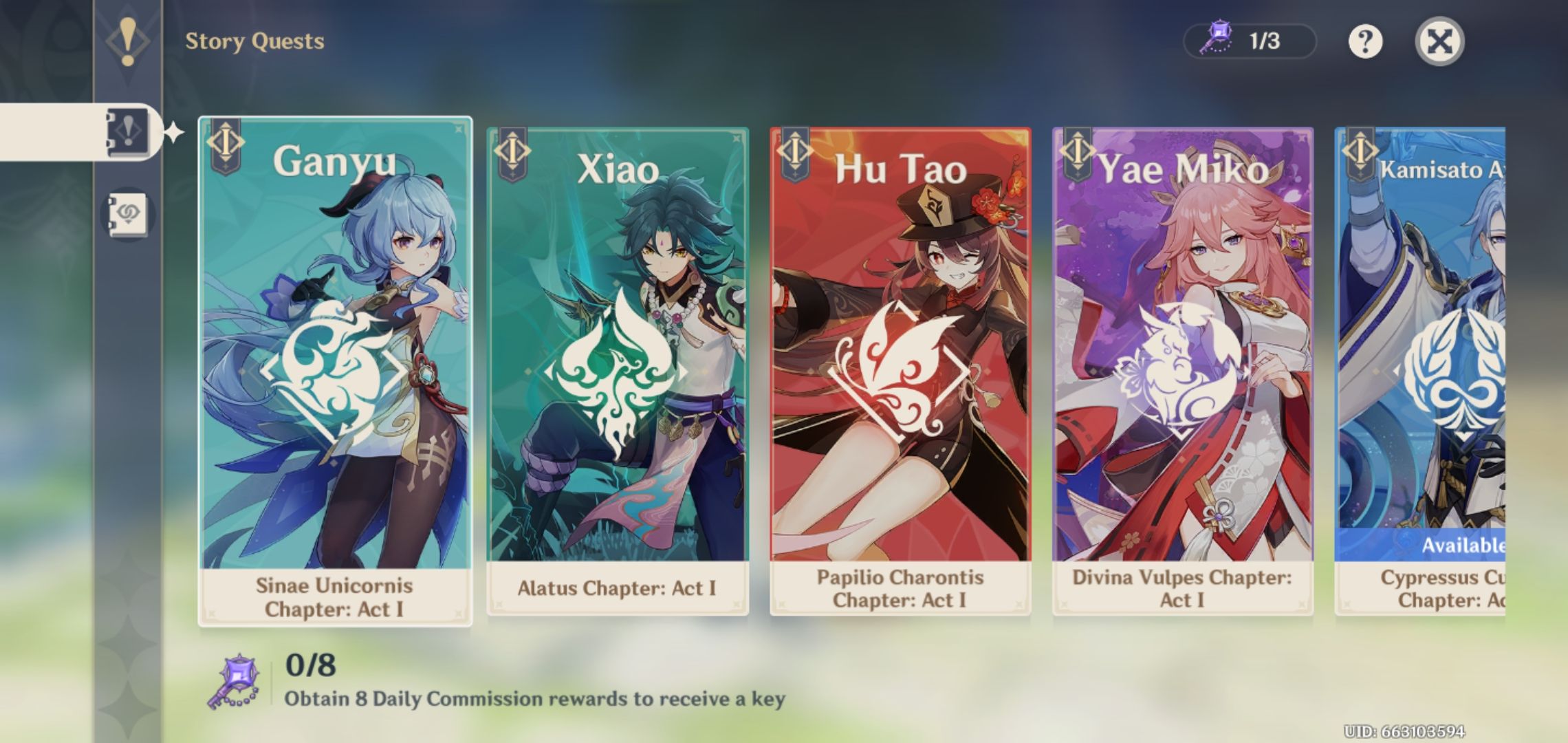 I think ive been neglecting my story quests just a bit Genshin Impact ...