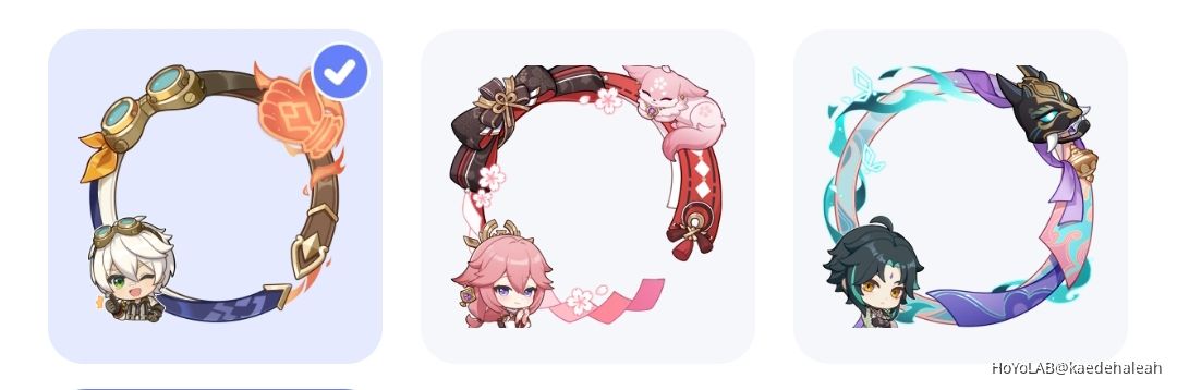 OMG! FINALLY! AVATAR FRAMES! Genshin Impact | HoYoLAB