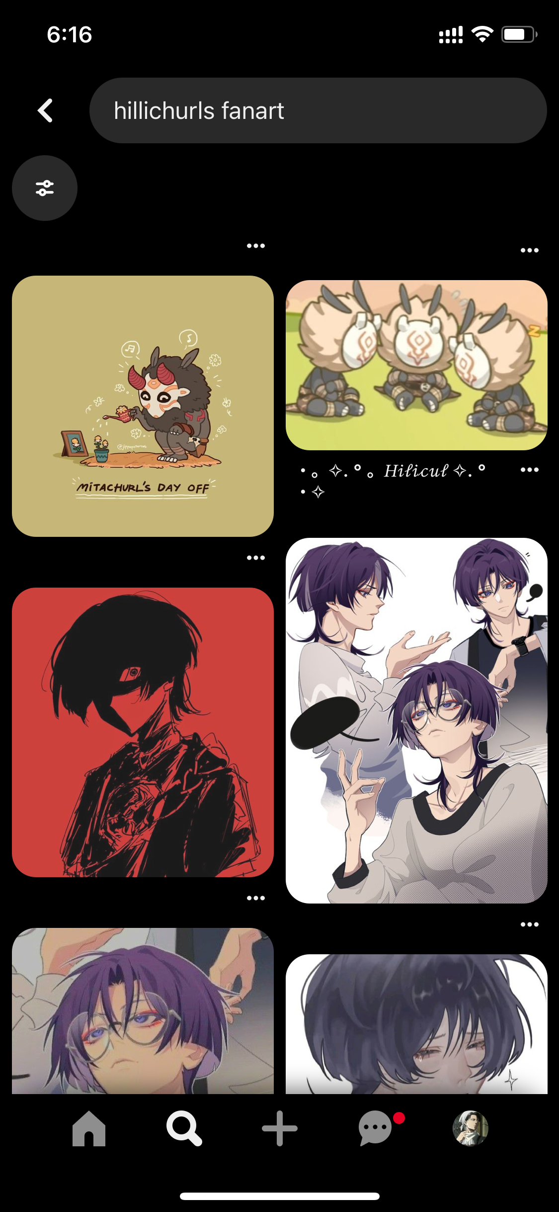 Me looking for hilichurl memes to post ends up with Scara pictures ...