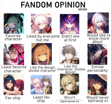 The CORRECT fandom opinion (Jkjk) Honkai: Star Rail | HoYoLAB