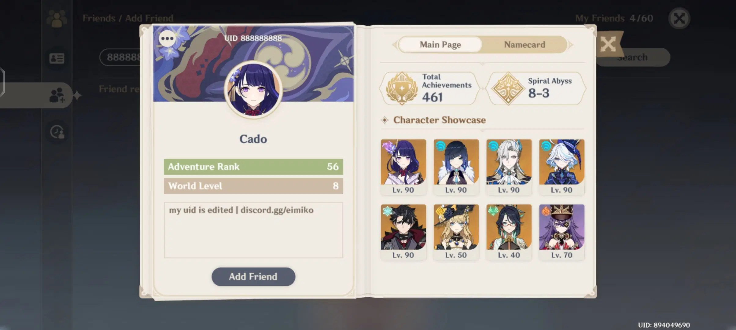 what do you mean your uid is edited🧐 Genshin Impact | HoYoLAB