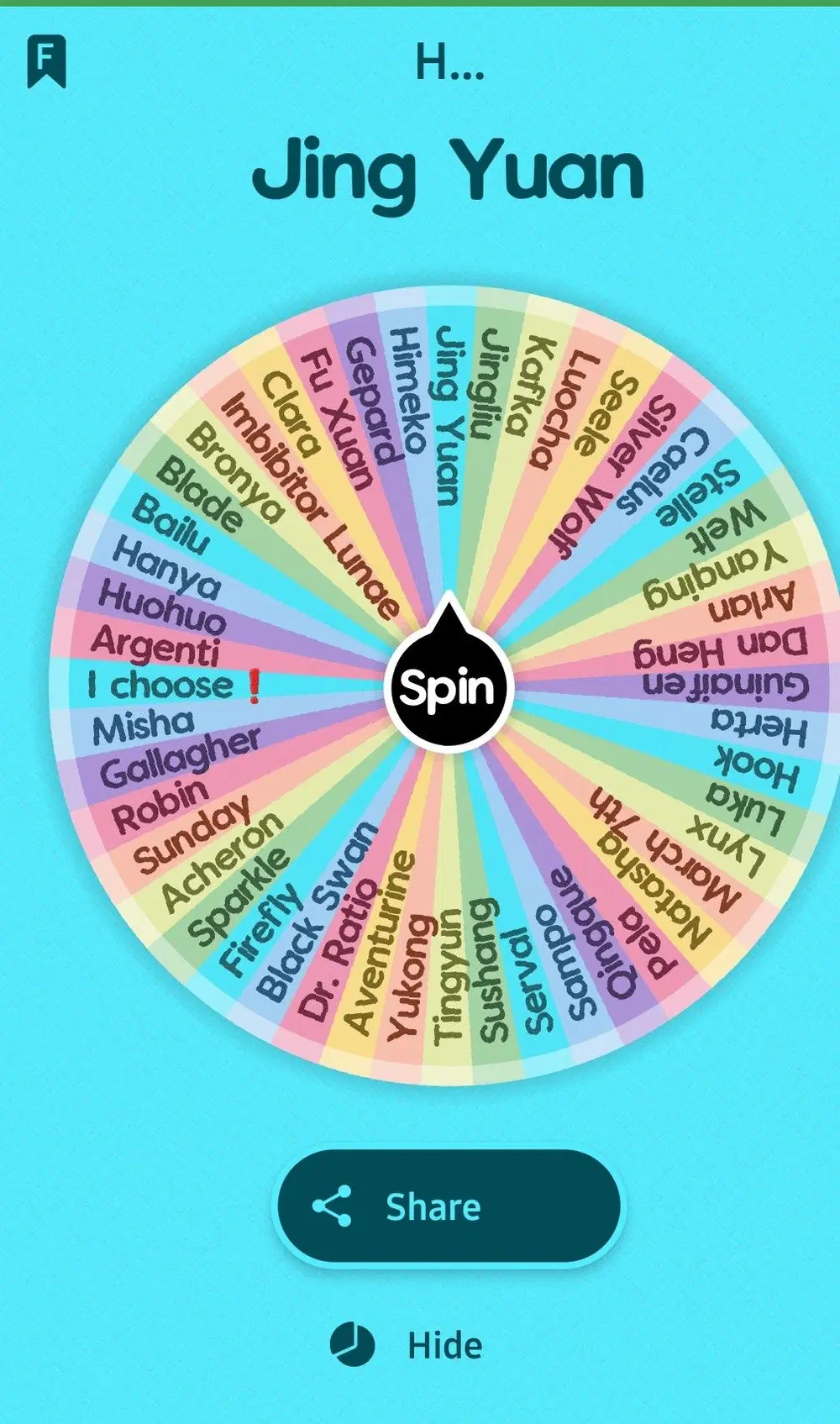 HSR Spin Da Wheel Drawing Challenge🦁 Honkai: Star Rail | HoYoLAB