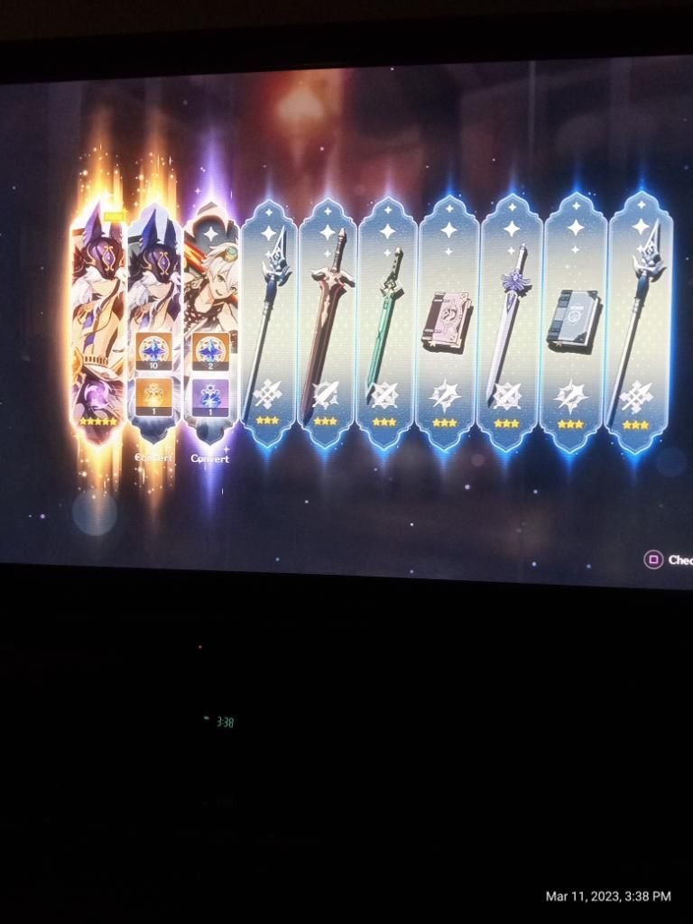 My luck on Cyno's first banner Genshin Impact | HoYoLAB