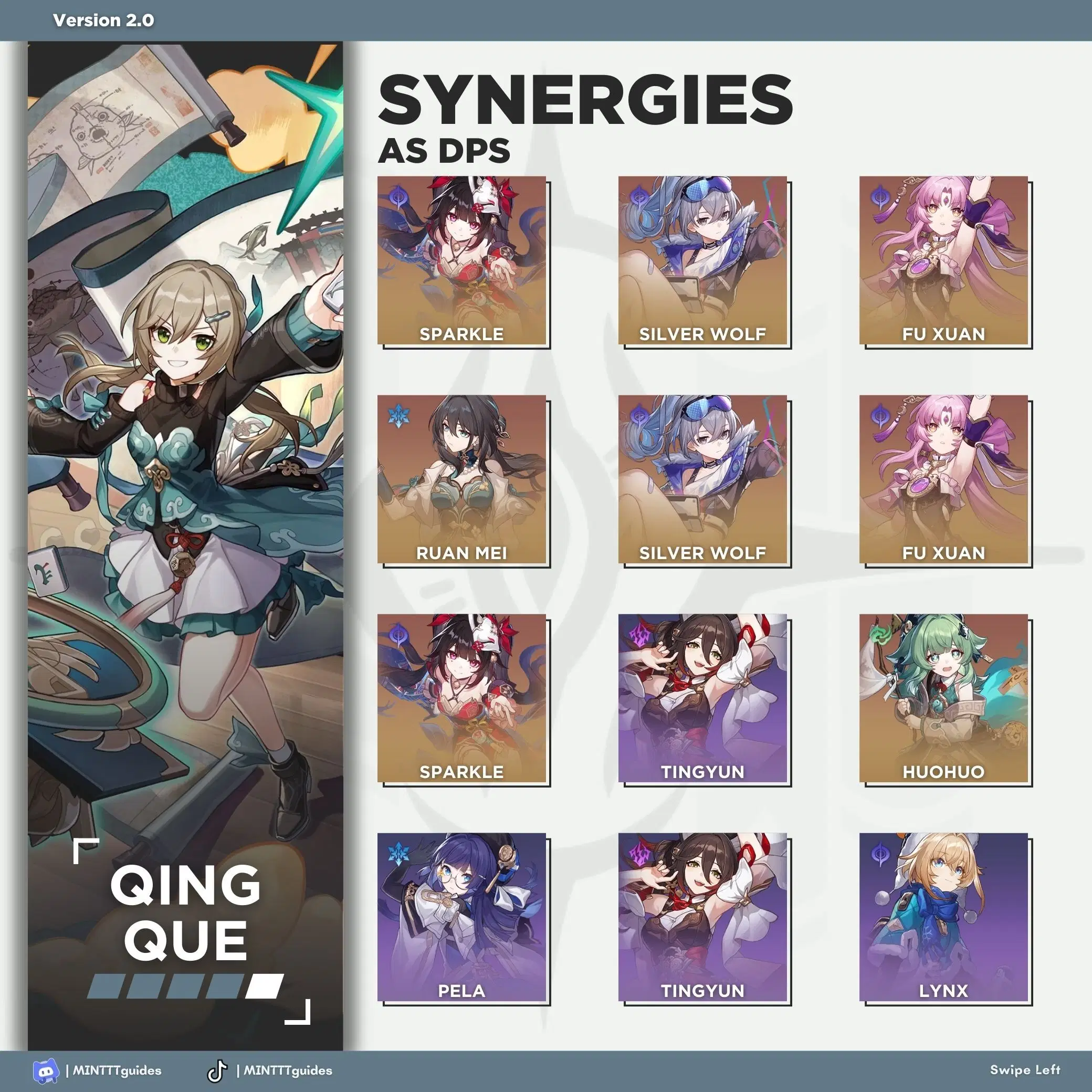 QINGQUE - BUILD GUIDE (V2.0) | HONKAI: STAR RAIL [UPDATED] Honkai: Star ...
