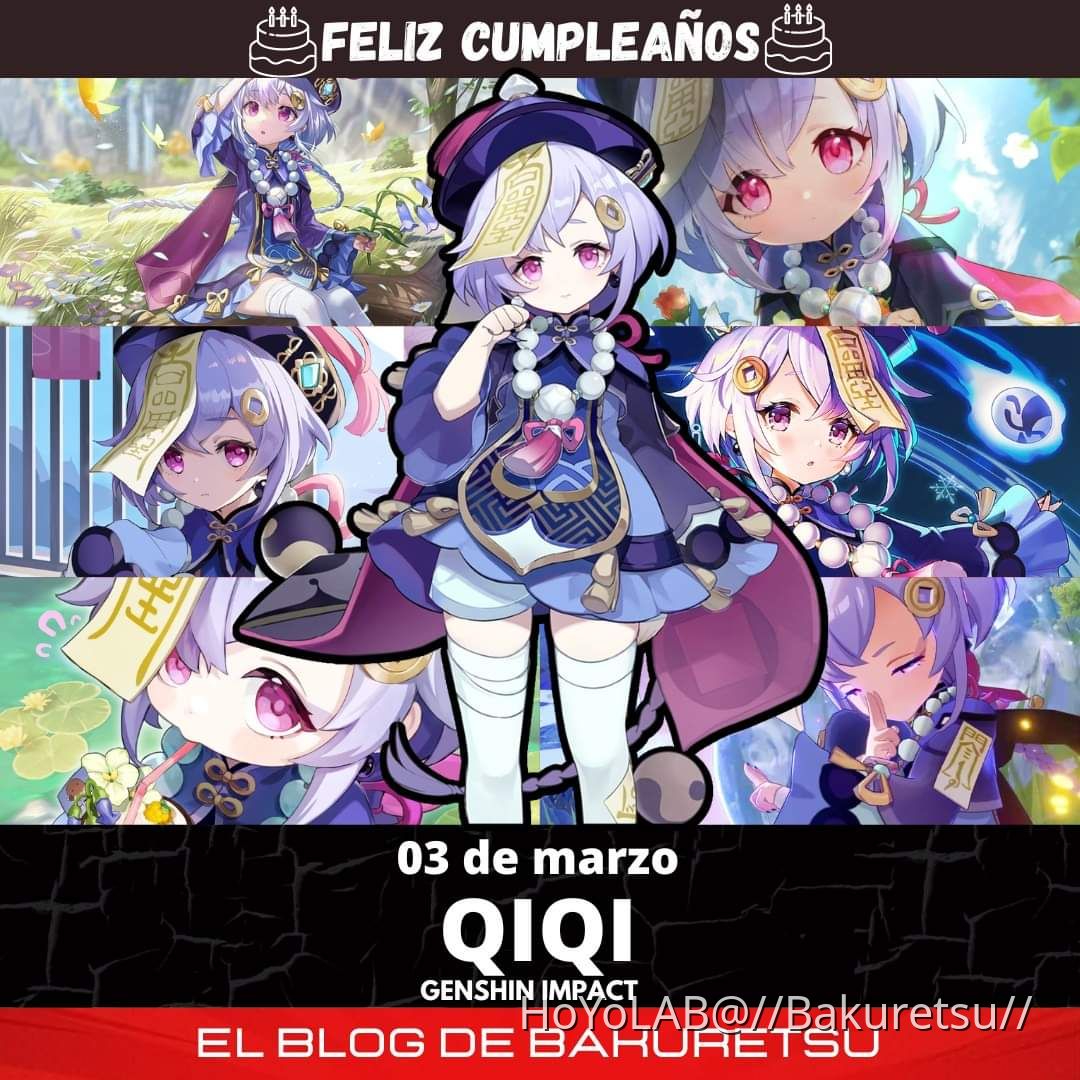 Feliz cumpleaños Qiiq Genshin Impact | HoYoLAB