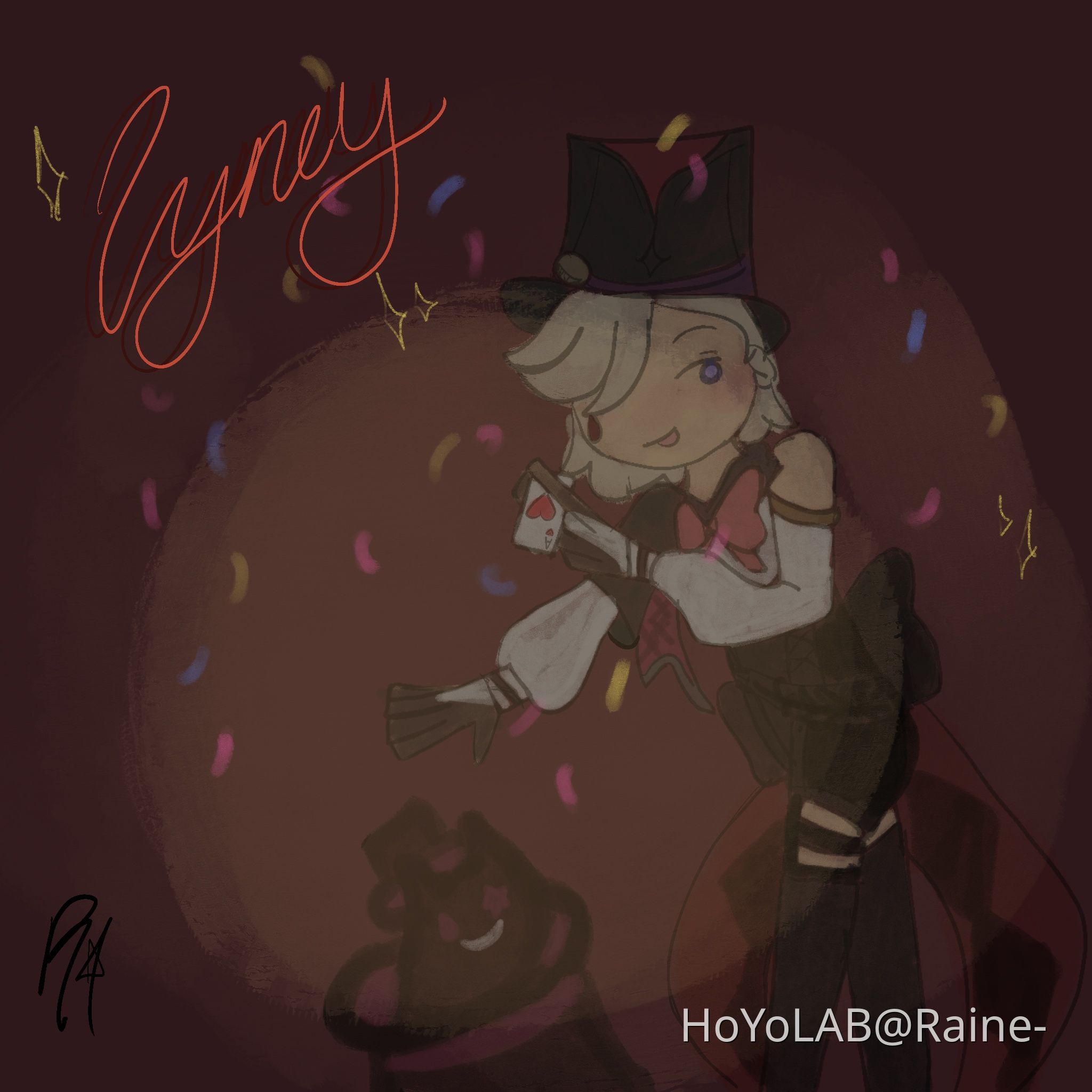 Lyney Fanart Genshin Impact | HoYoLAB