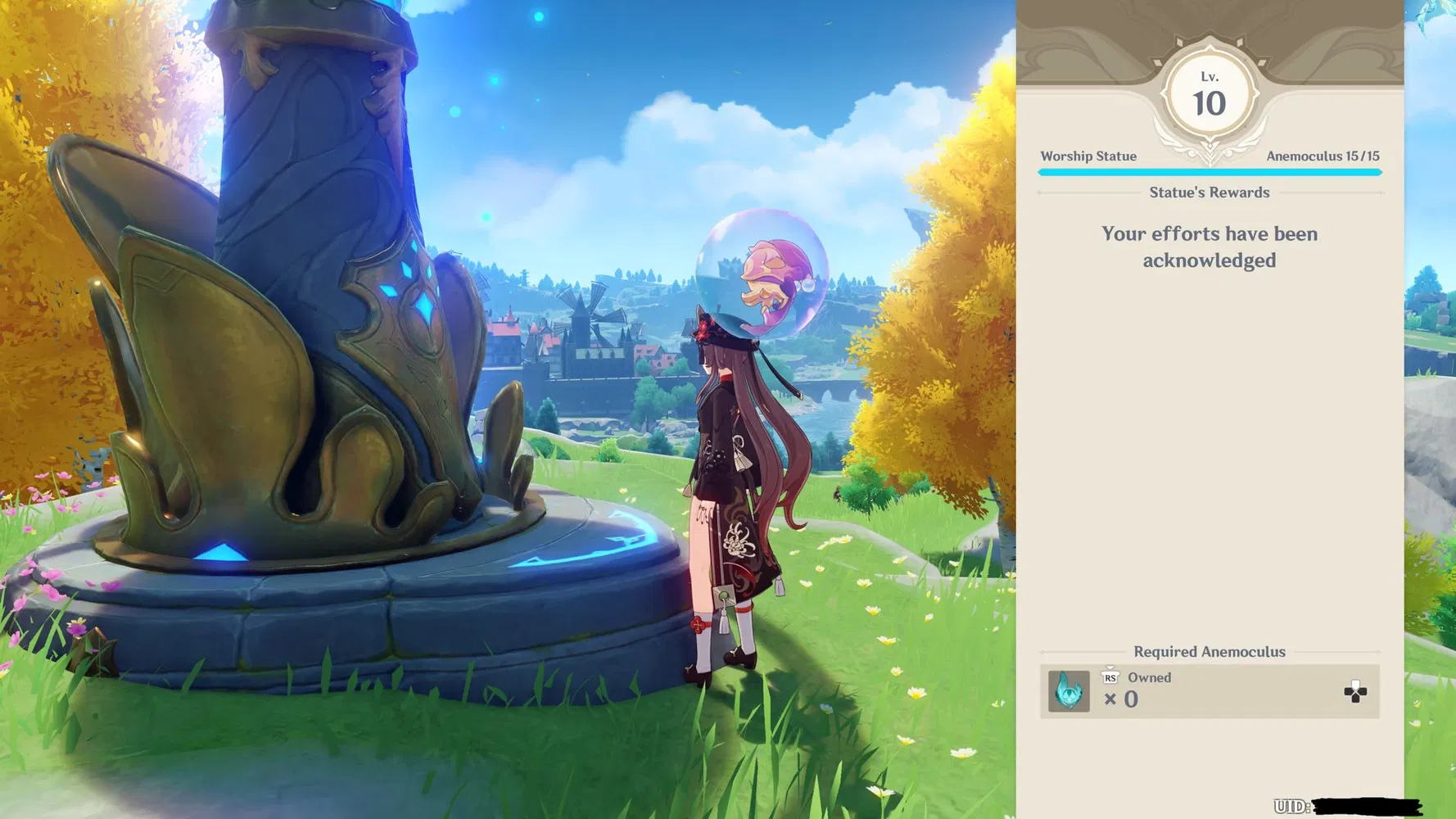 I finally maxed out the statues in Mondstat. Genshin Impact | HoYoLAB