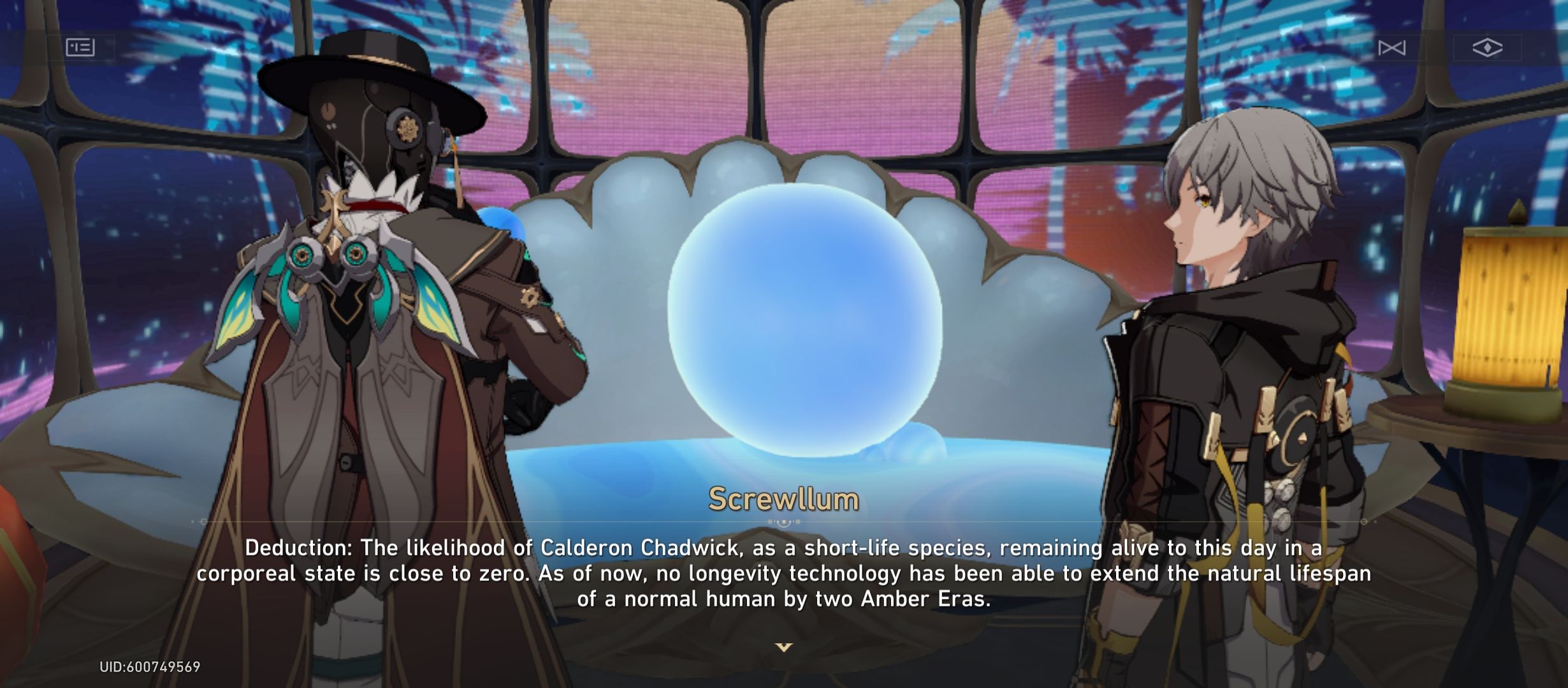 F for Calderon Chadwick Member #79 of the Genius Society Honkai: Star ...