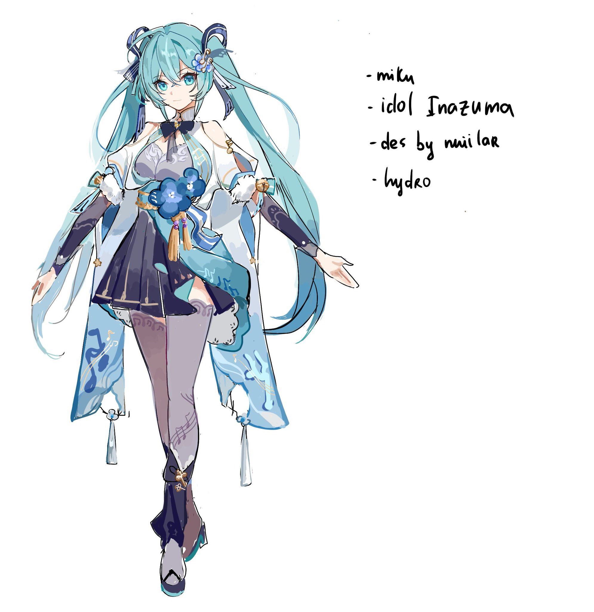 Hatsune Miku as Inazuma Genshin character Genshin Impact | HoYoLAB