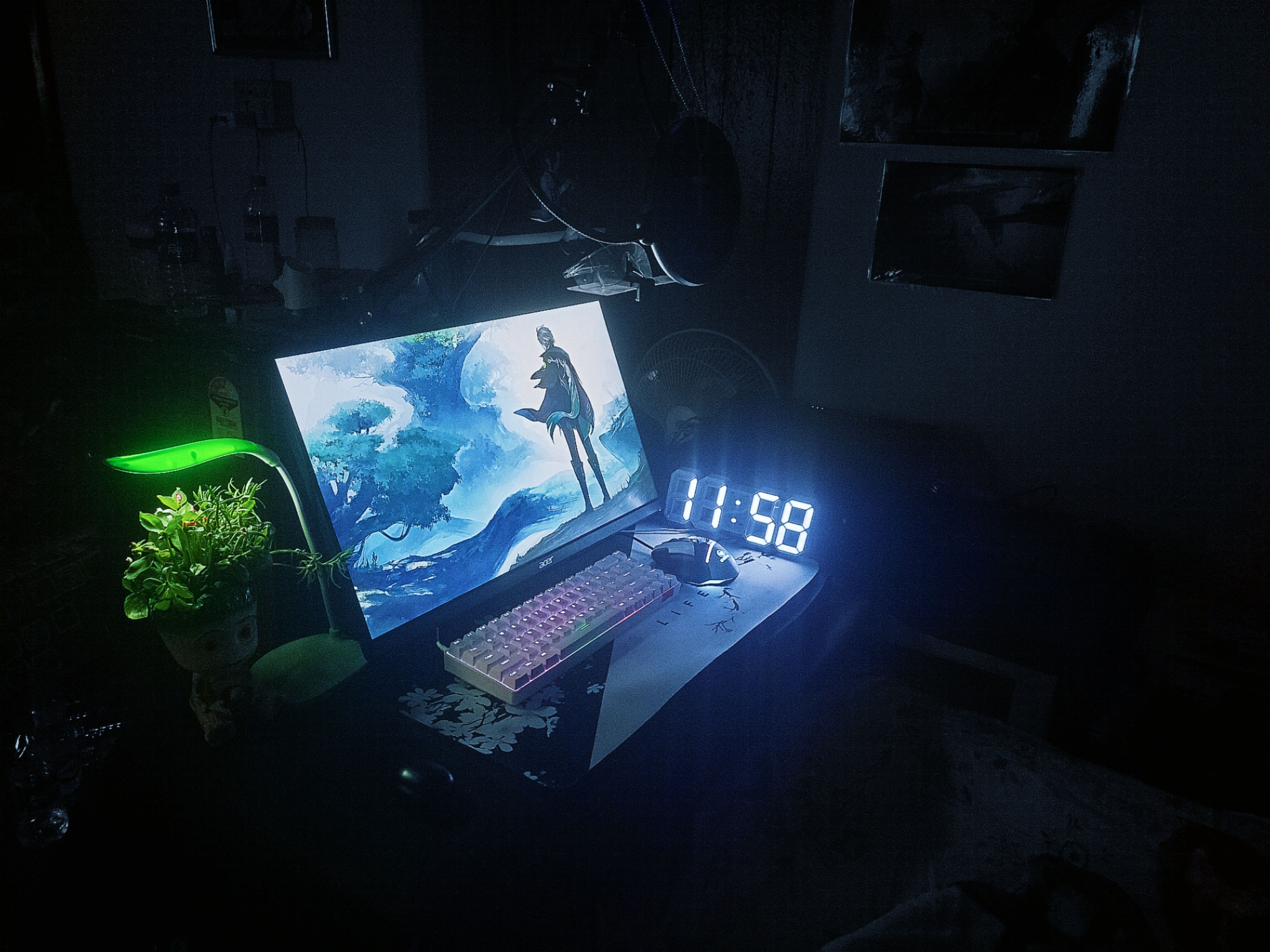 My tiny little genshin impact gaming setup Genshin Impact | HoYoLAB