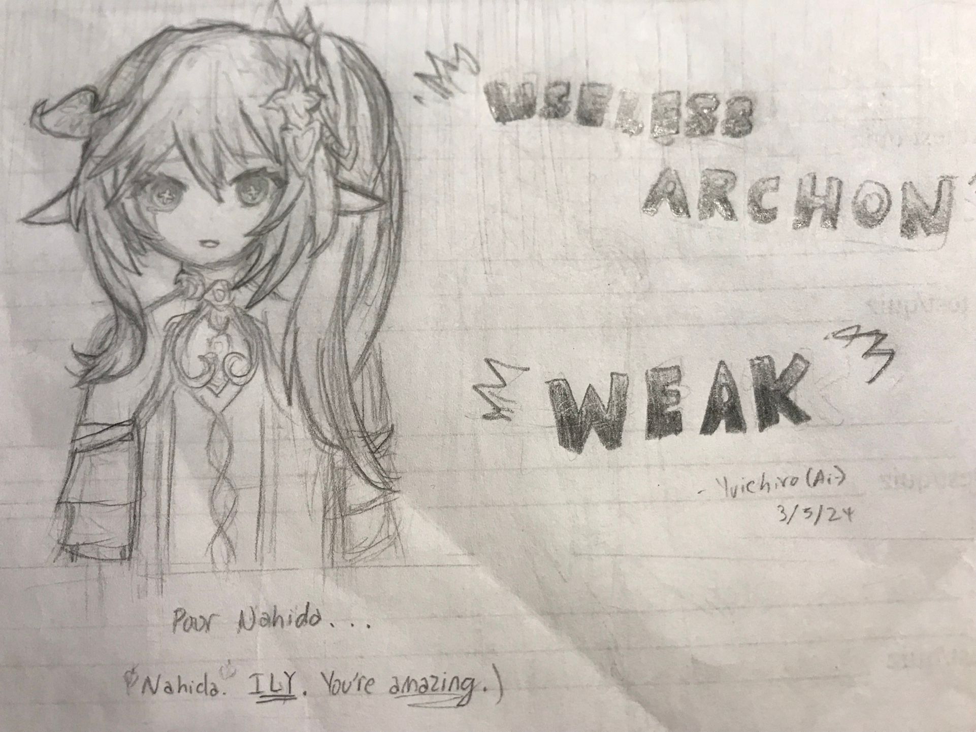 Nahida Drawing Genshin Impact | HoYoLAB