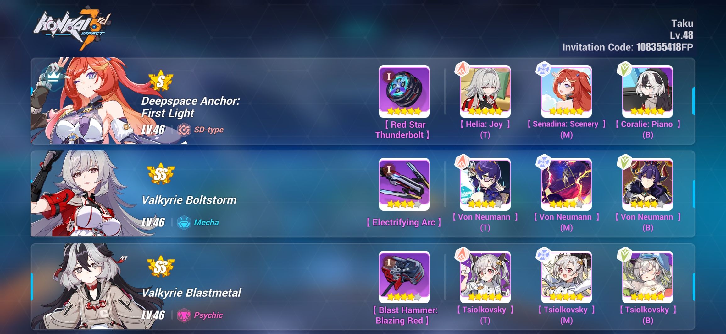 4th day playing progress! Honkai Impact 3rd | HoYoLAB