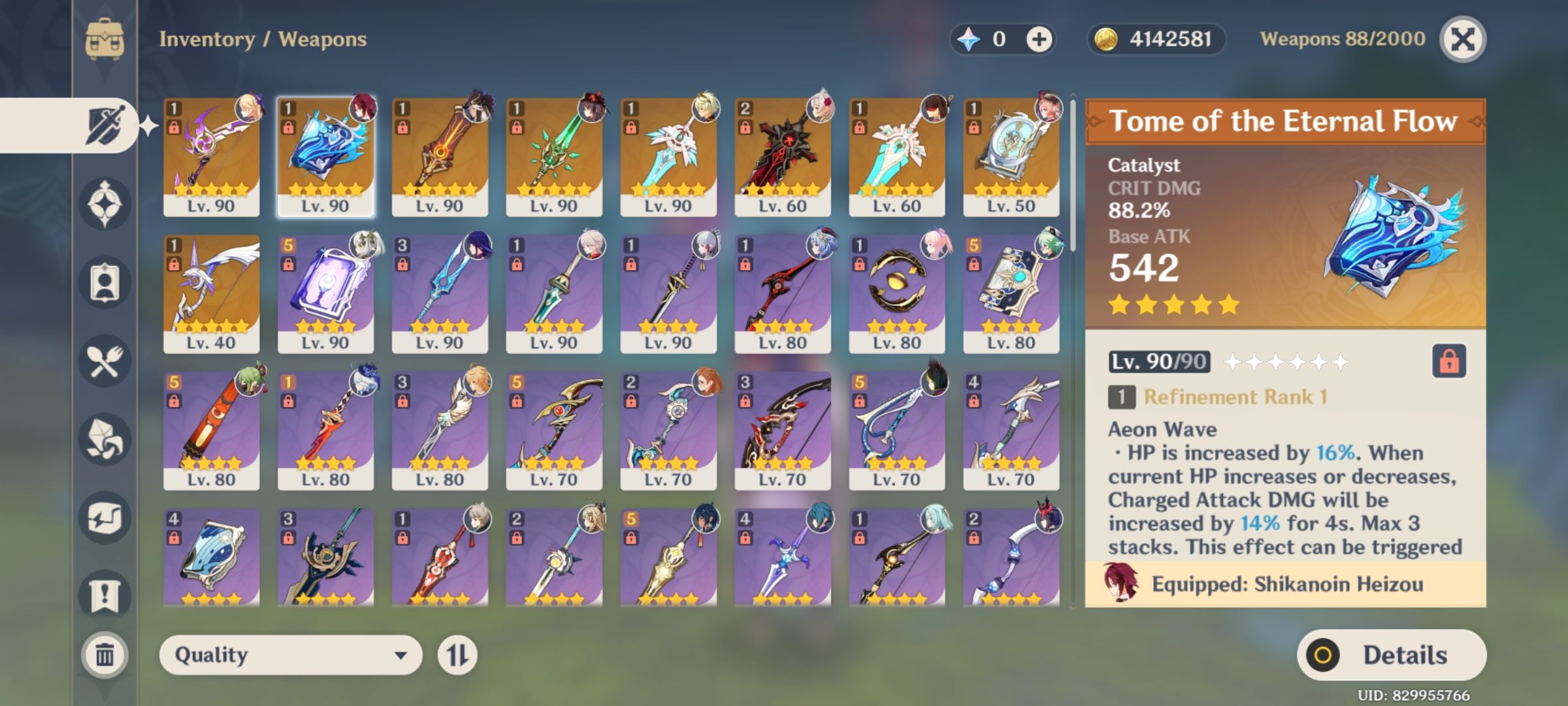 Weapon-checked, artifact pieces-checked, fates-100+...all left is ...