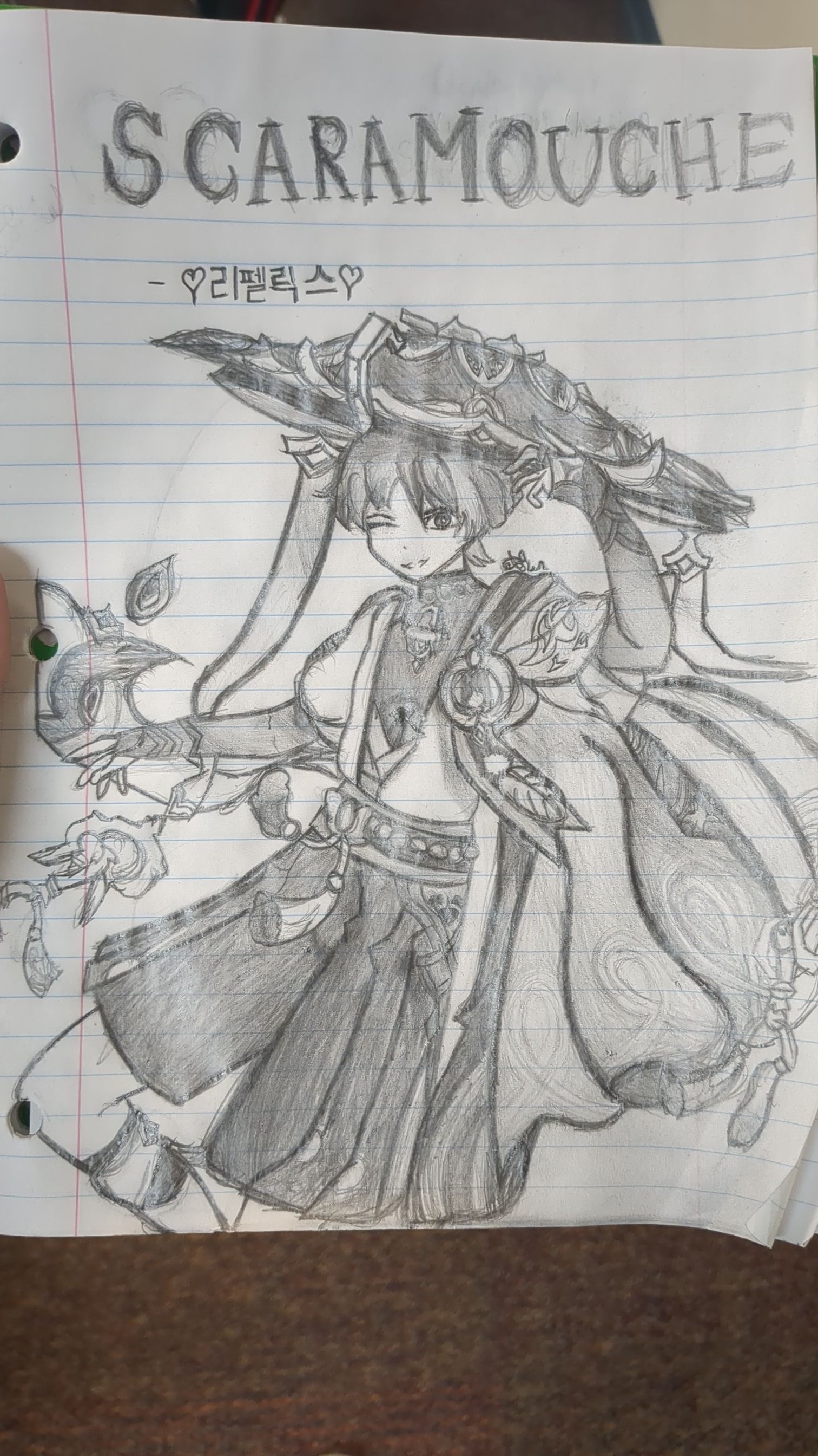 I drew Scara!! Genshin Impact | HoYoLAB