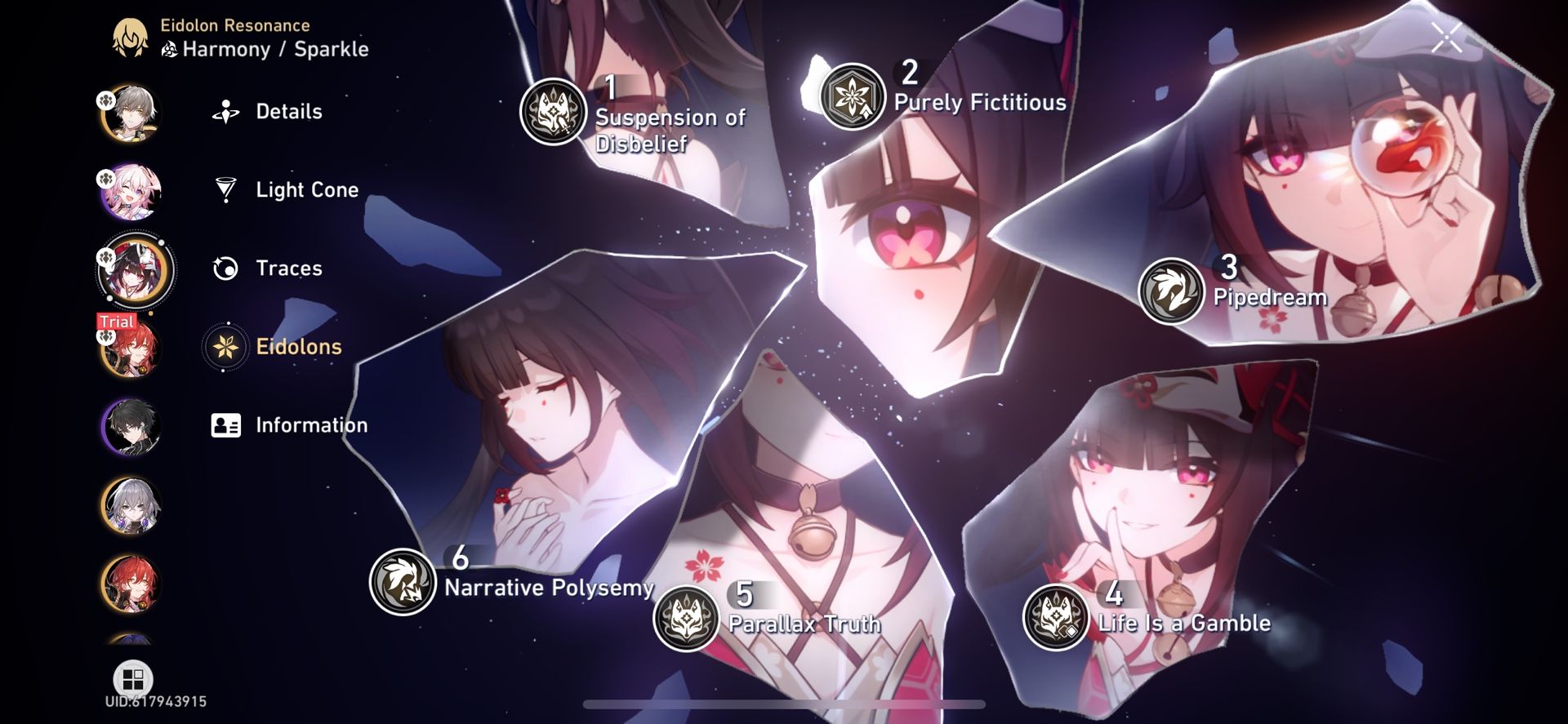 1. What are your first and current impressions of Sparkle? Honkai: Star ...