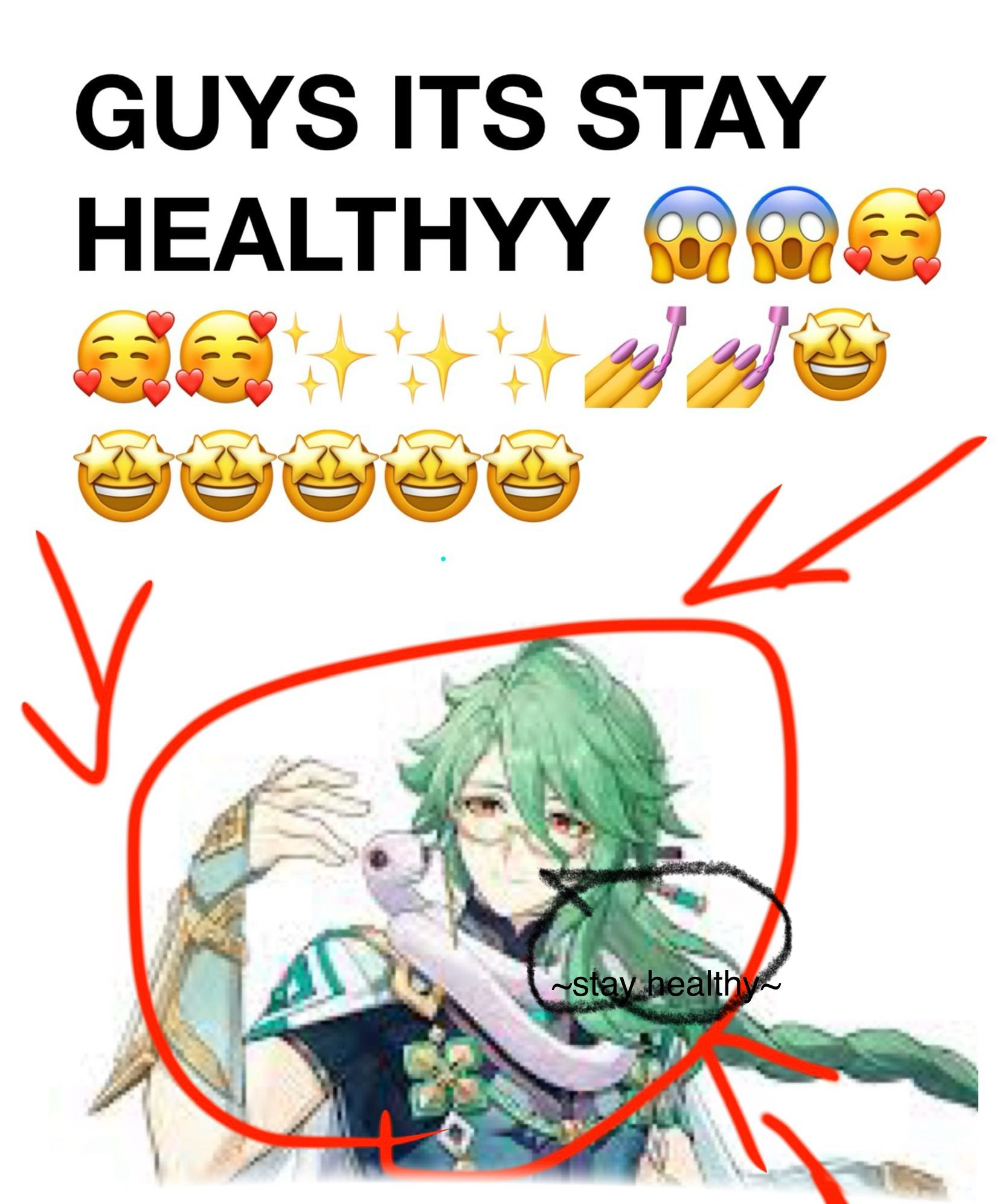 I made a stay_healthy meme 🥰🥰🥰 Genshin Impact | HoYoLAB