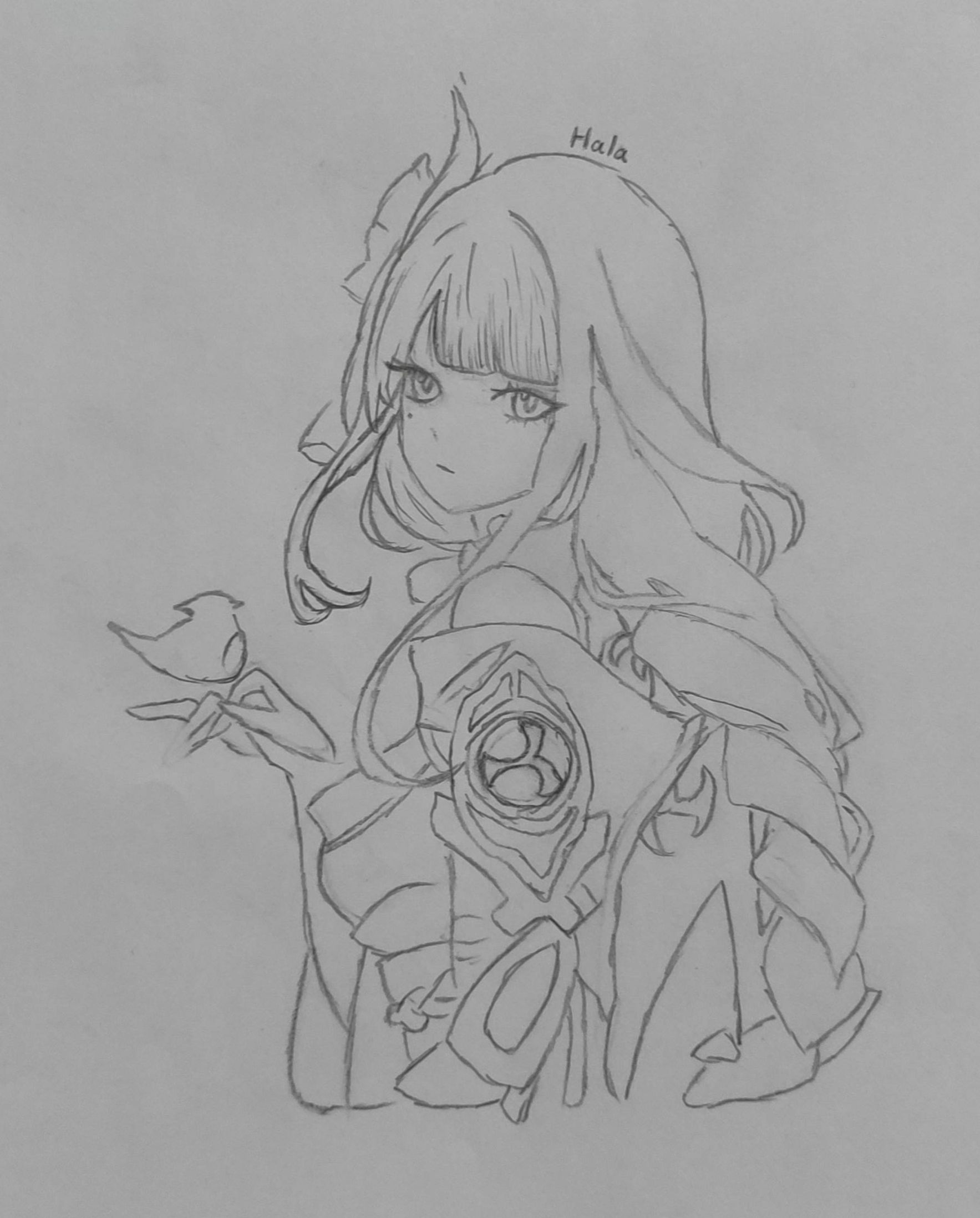 Raiden Ei sketch! (WIP) Genshin Impact | HoYoLAB
