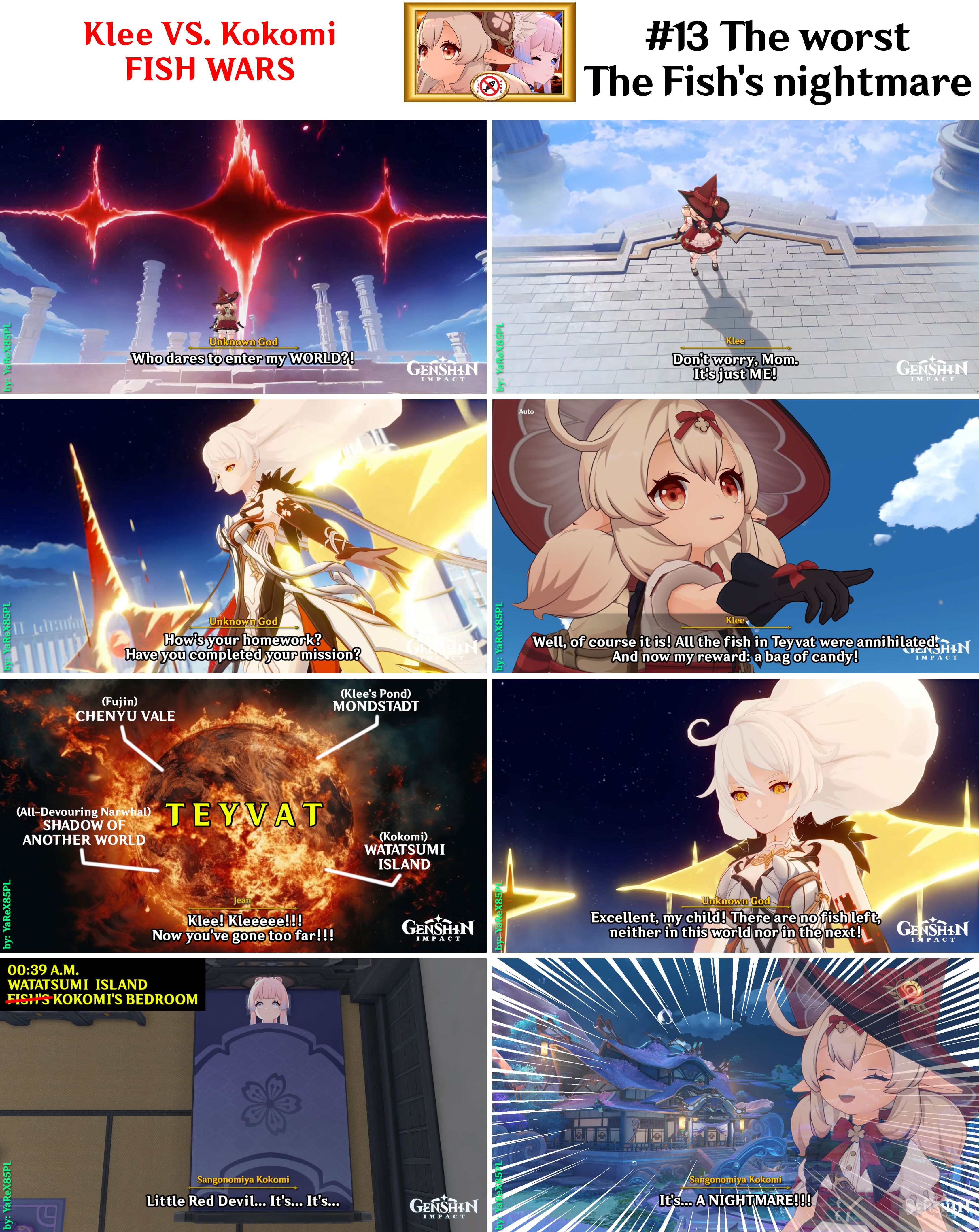 The worst The Fish's nightmare (Fish Wars #13) Genshin Impact | HoYoLAB