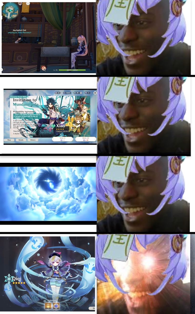 When the Qiqi wishing ritual works Genshin Impact | HoYoLAB