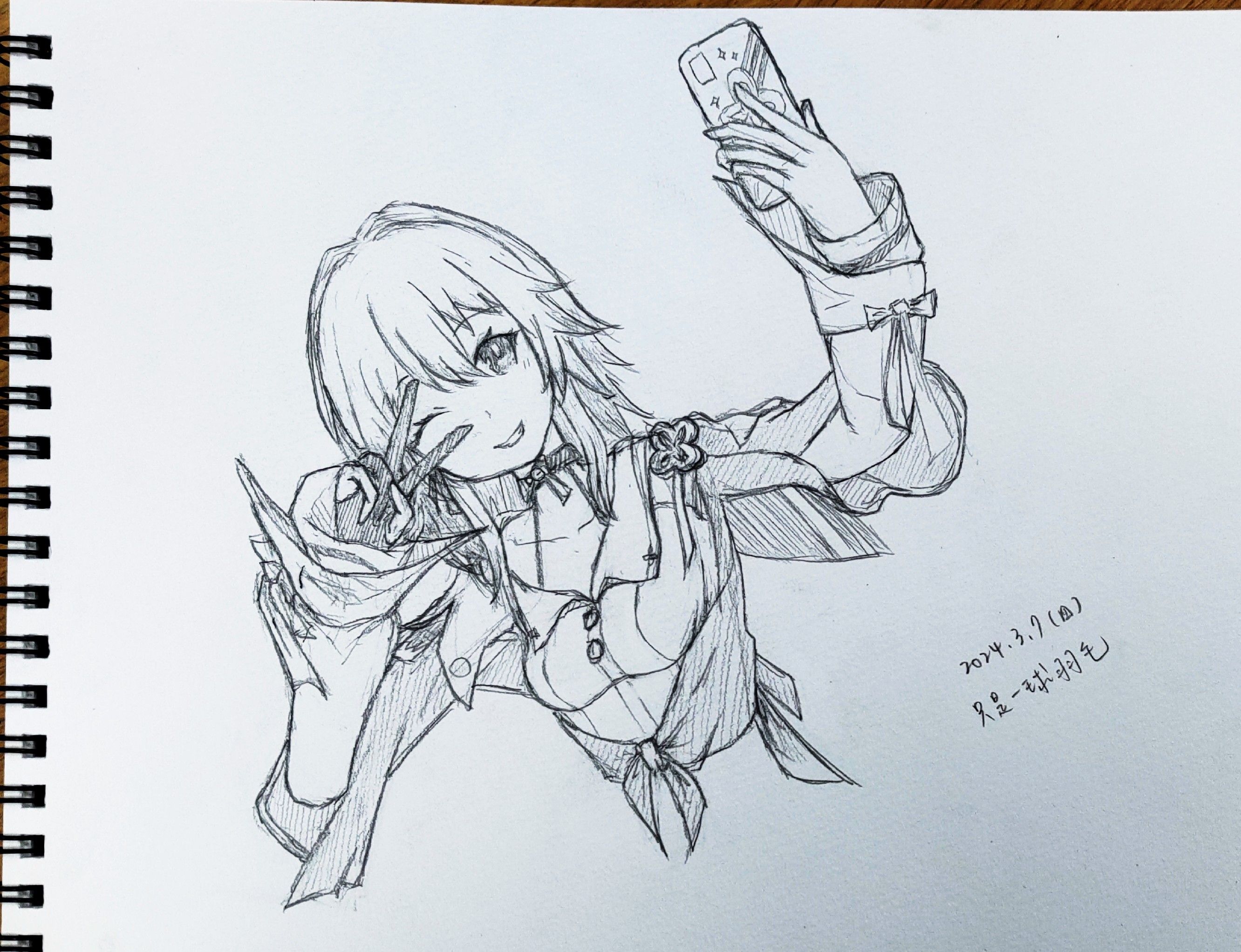 Drawing March 7th on 3/7 Honkai: Star Rail | HoYoLAB