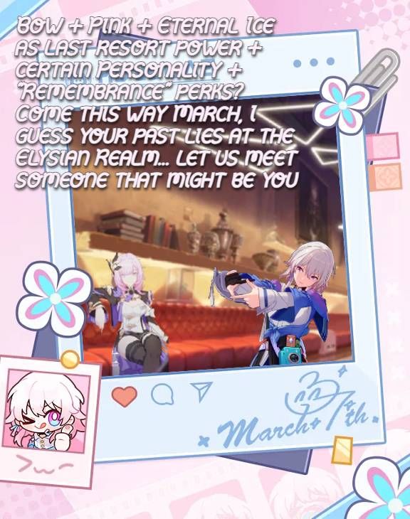 MARCH 7TH REAL MEMORY = ELYSIA !!! Honkai: Star Rail | HoYoLAB