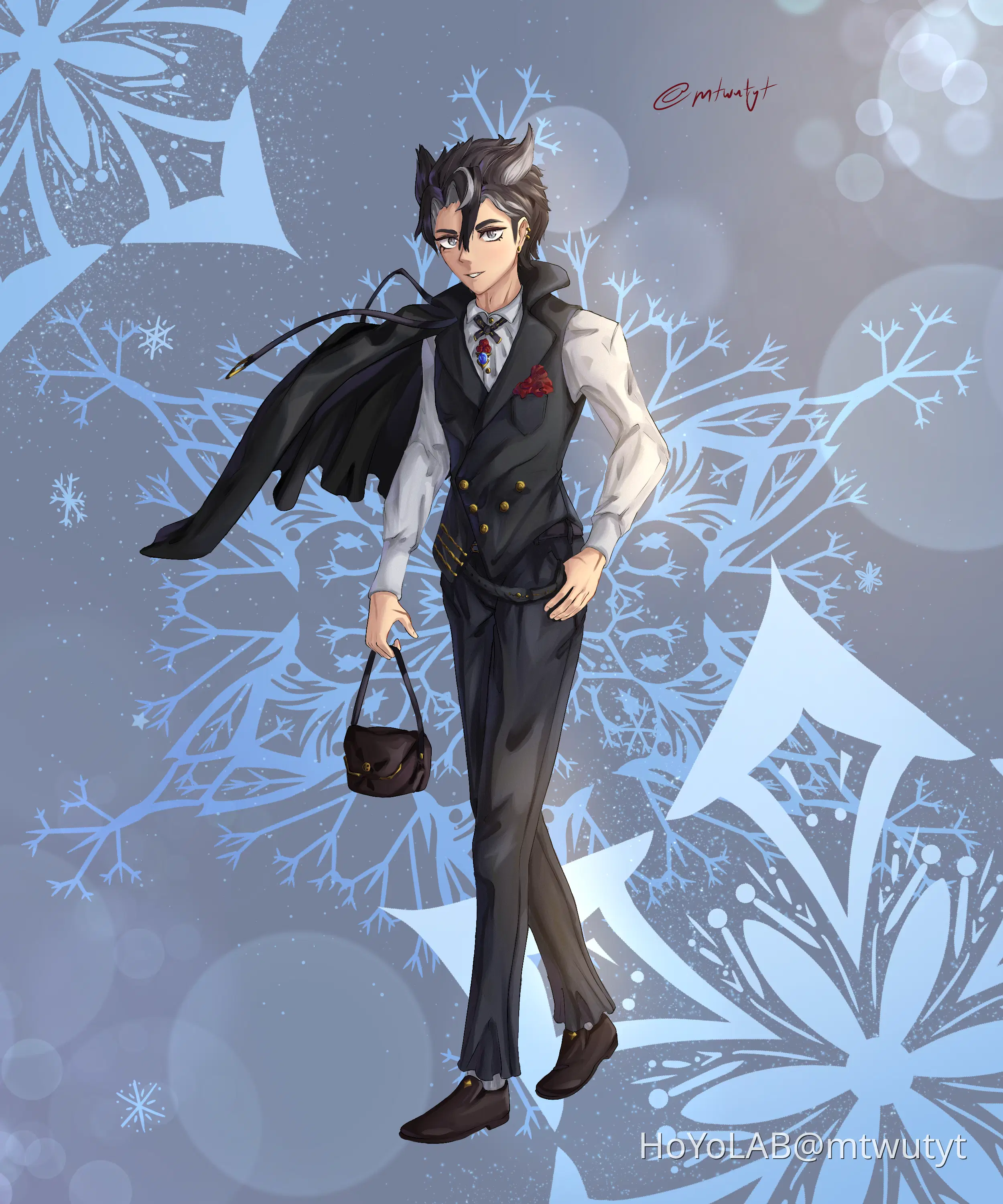 Finished wriothesley drawing!!! Genshin Impact | HoYoLAB