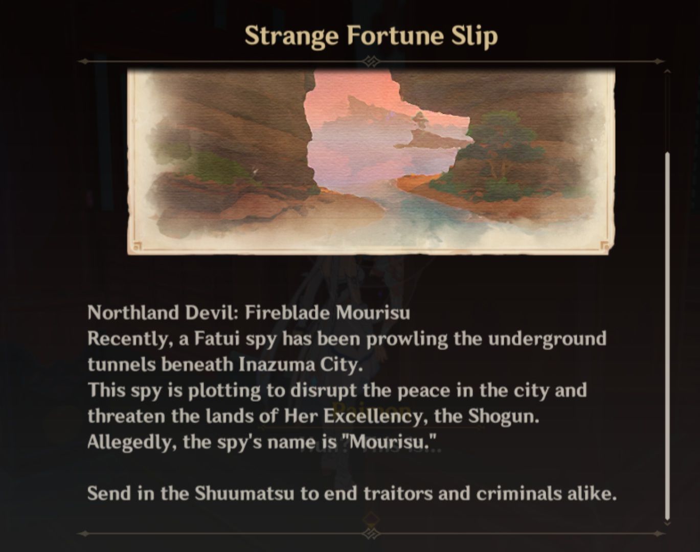 Strange fortune slip Genshin Impact | HoYoLAB