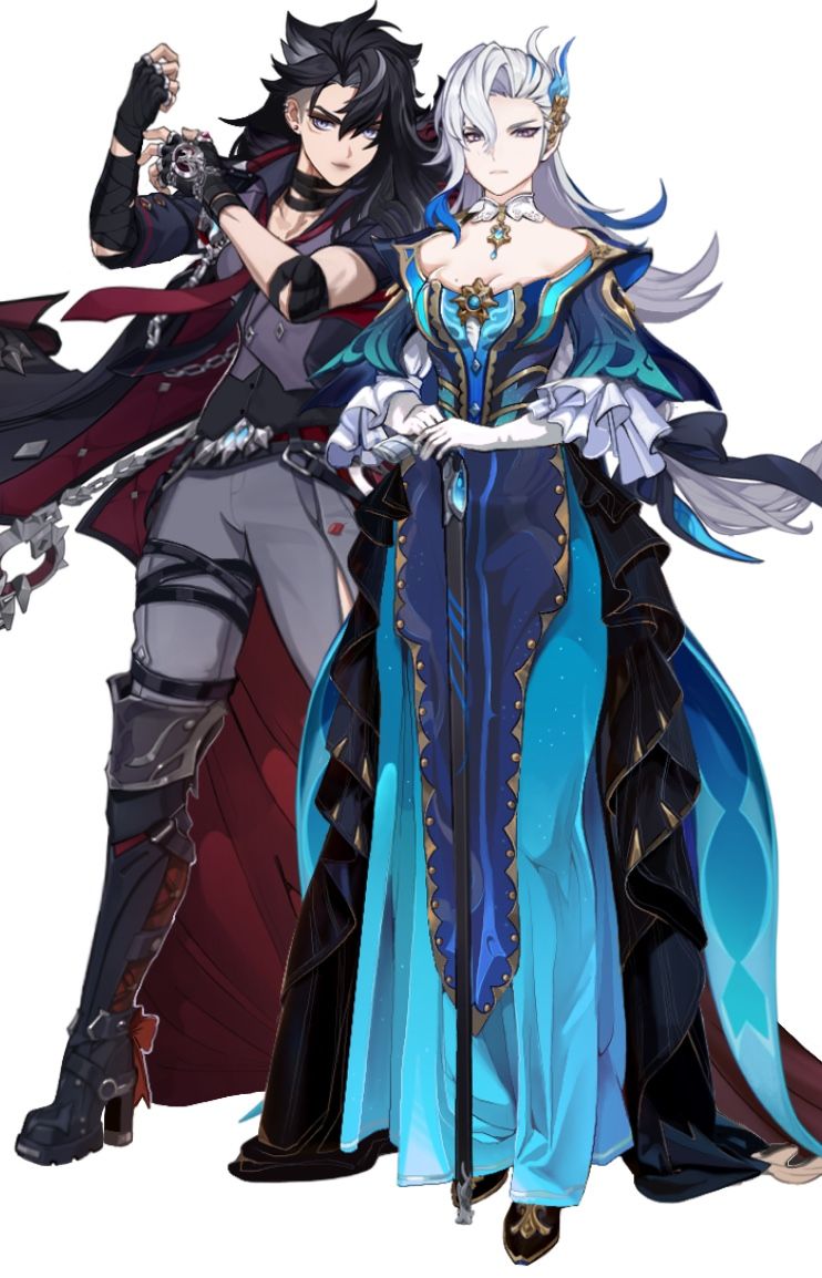 Family portrait😉 ️ Wriothesley and Neuvillette Genshin Impact | HoYoLAB