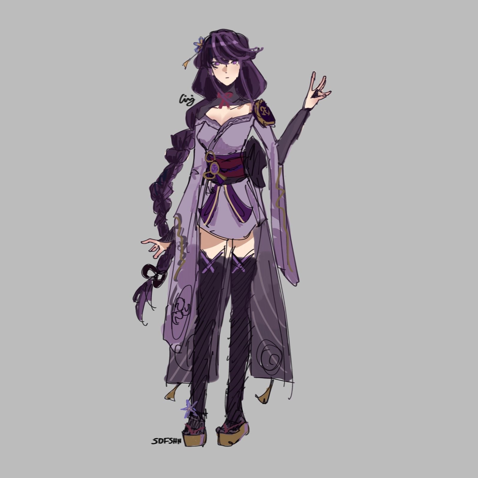 Genderbent Raiden Genshin Impact | HoYoLAB