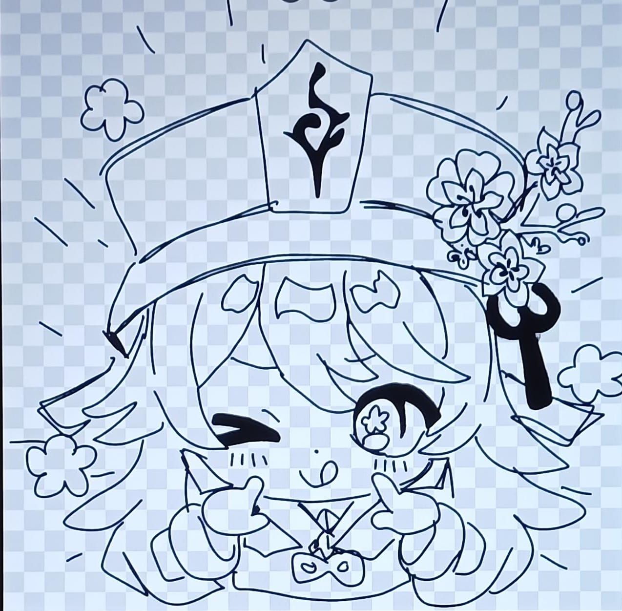 My Who? Tao drawing (No colours yet) Genshin Impact | HoYoLAB