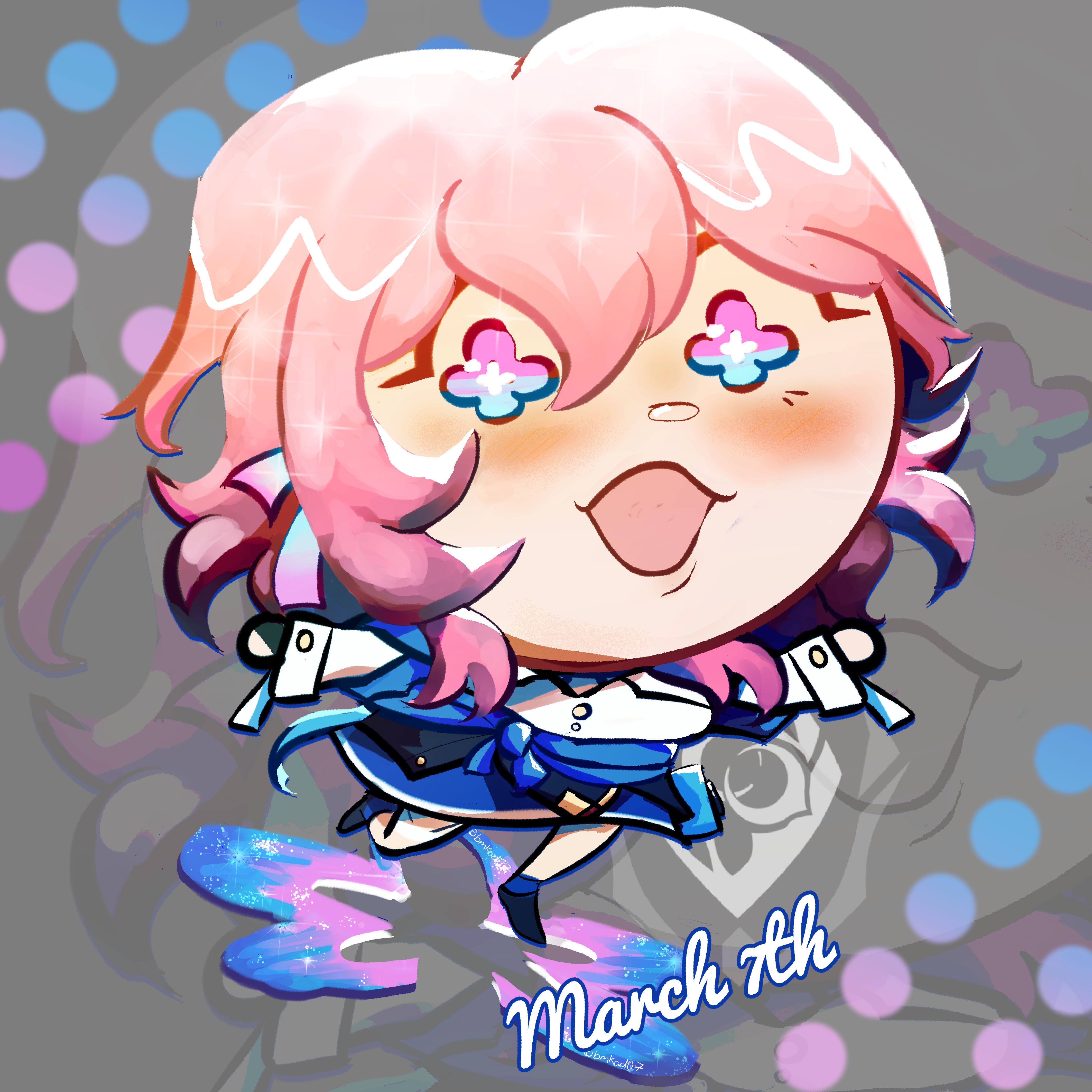chibi March 7th on March 7th Honkai: Star Rail | HoYoLAB