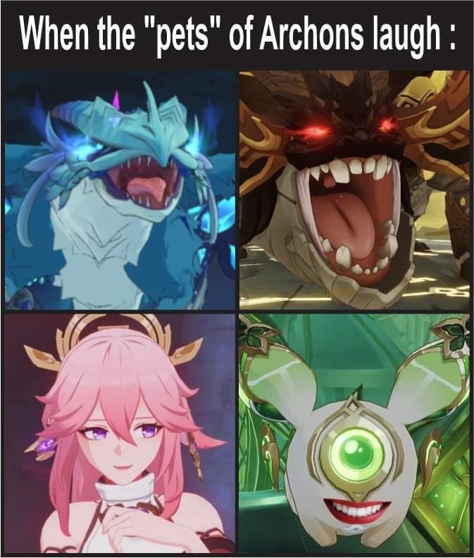 Memes I got from the Archon War Genshin Impact | HoYoLAB