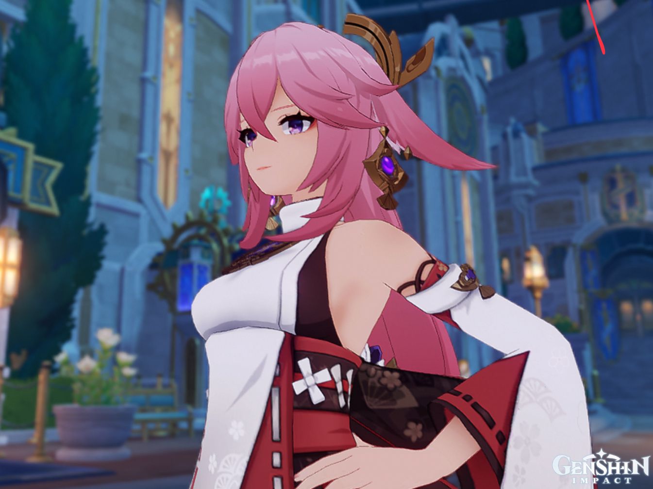 The most beautiful shrine maiden Genshin Impact | HoYoLAB