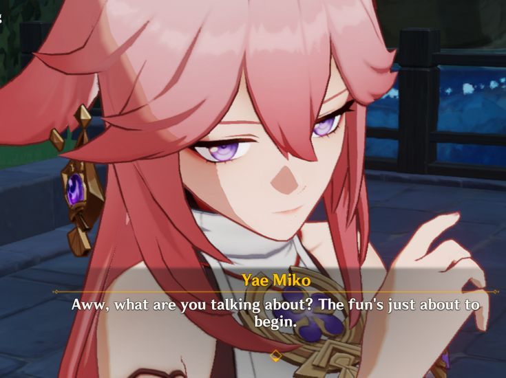 Yae Miko's most memorable dialogue/storyline Genshin Impact | HoYoLAB