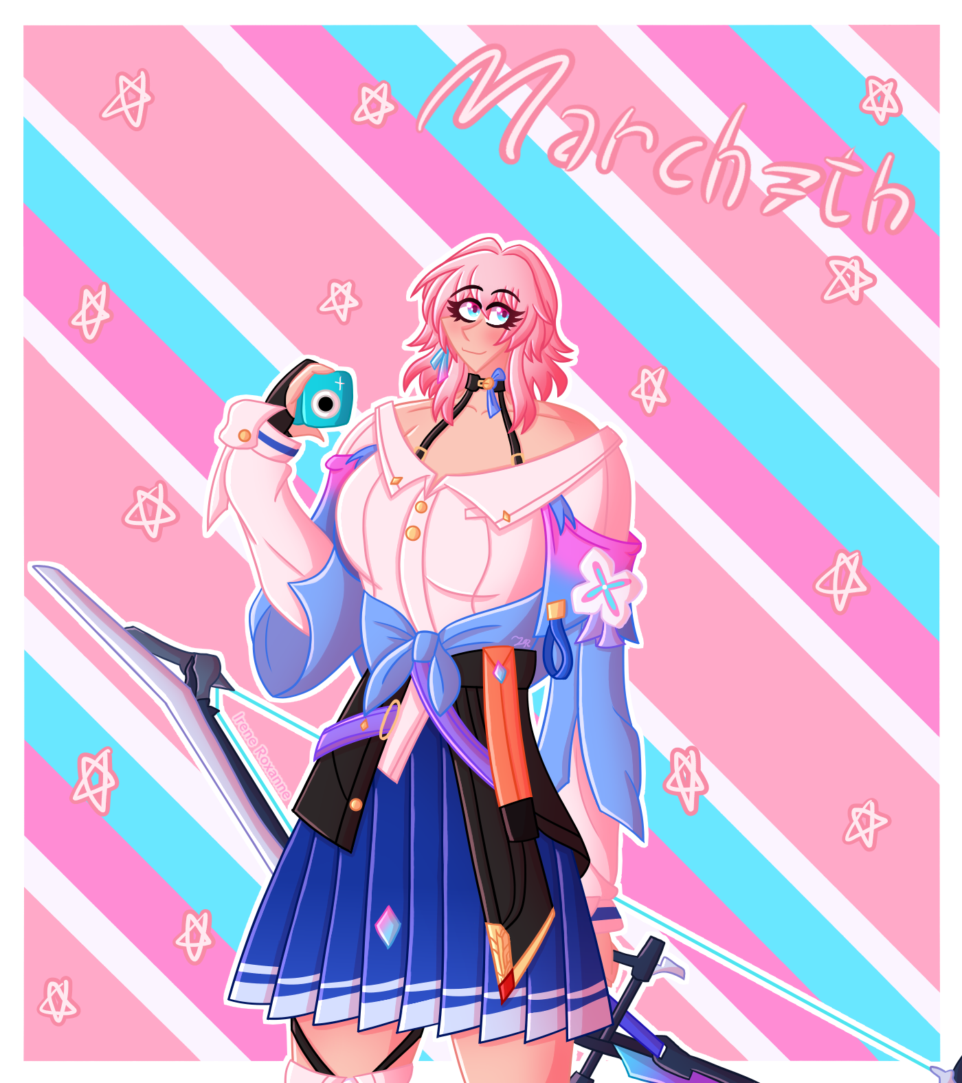March 7th!!! 🩷🩵🩷🩵 Honkai: Star Rail | HoYoLAB