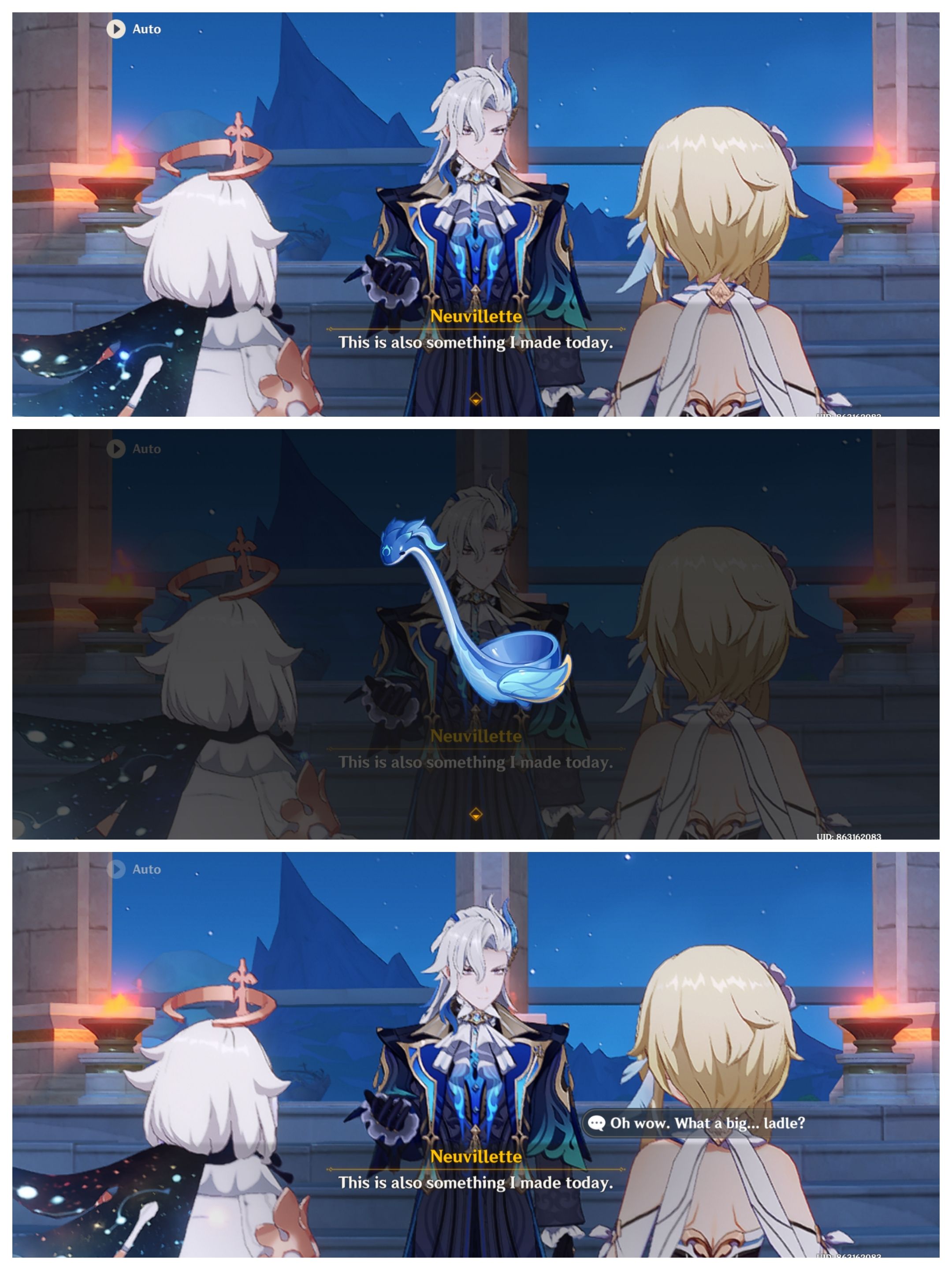 Neuvillette's GIFT 💧⛲🥹🥰😍 Genshin Impact | HoYoLAB