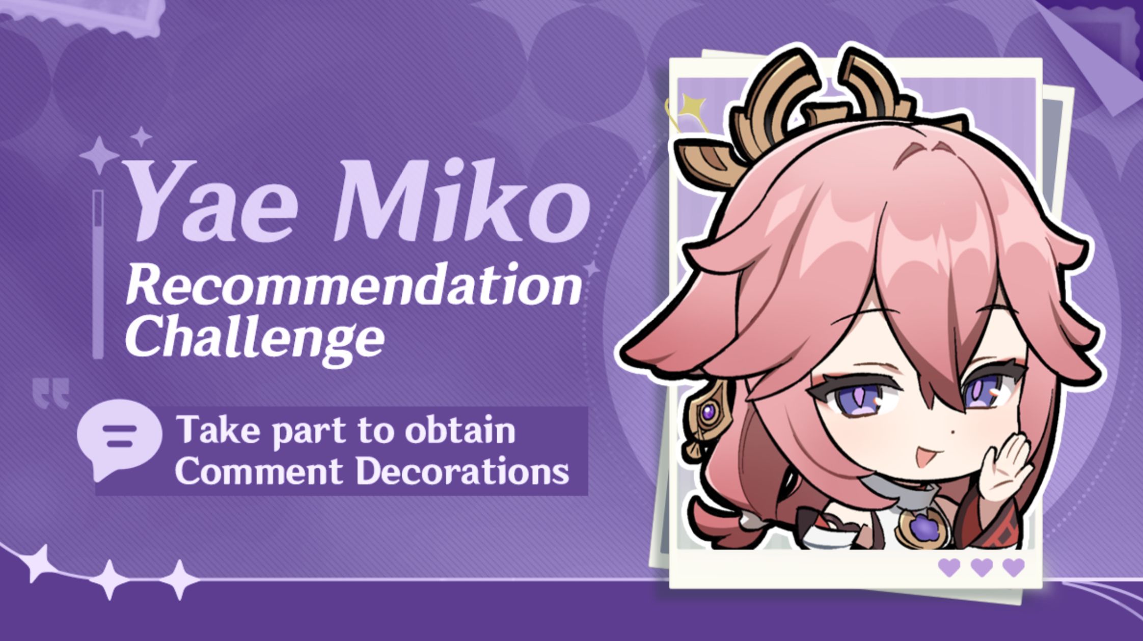 Theme 2 - Yae Miko Recommendation Challenge Genshin Impact | HoYoLAB