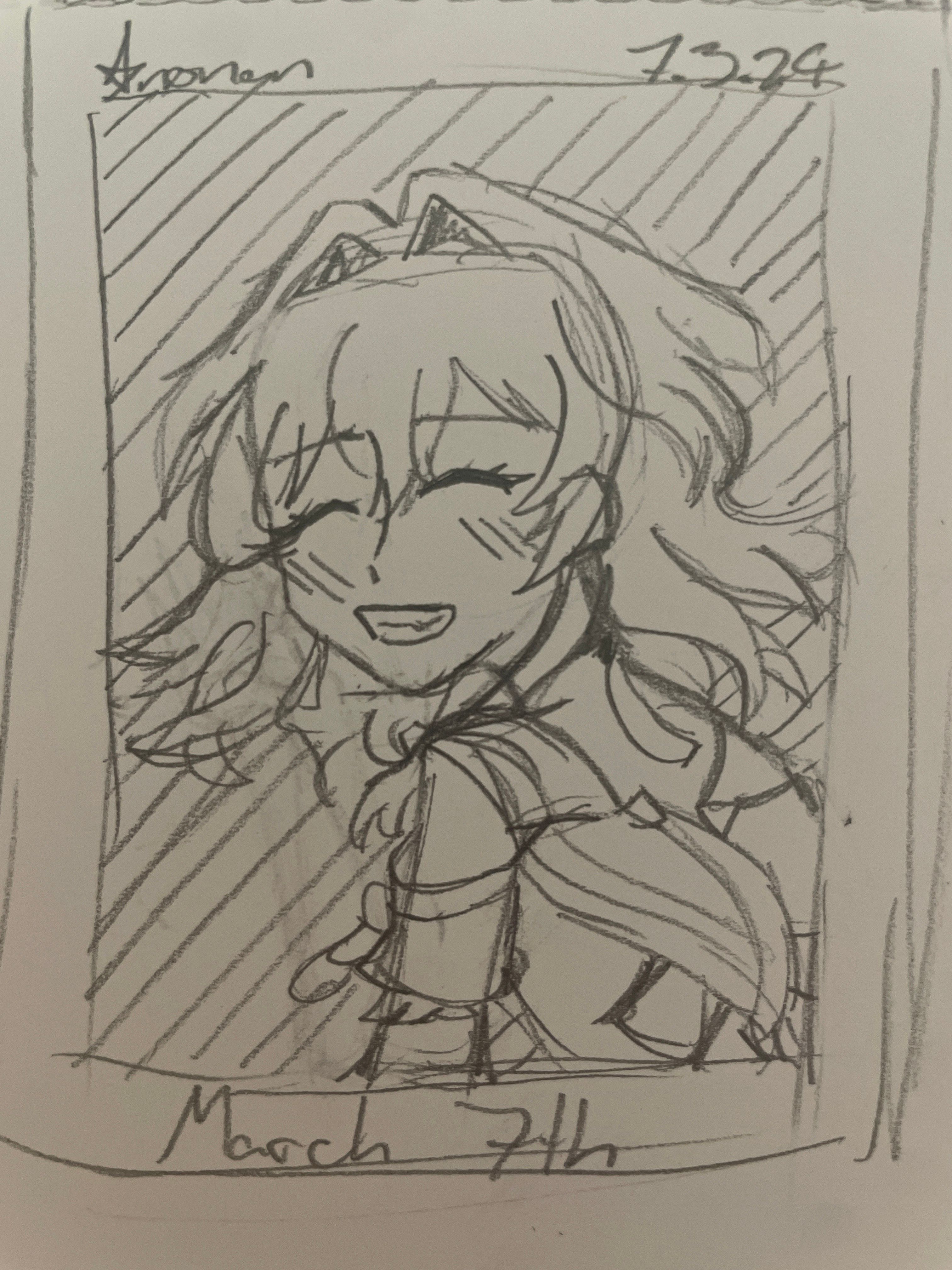 March 7th bday sketch Honkai: Star Rail | HoYoLAB