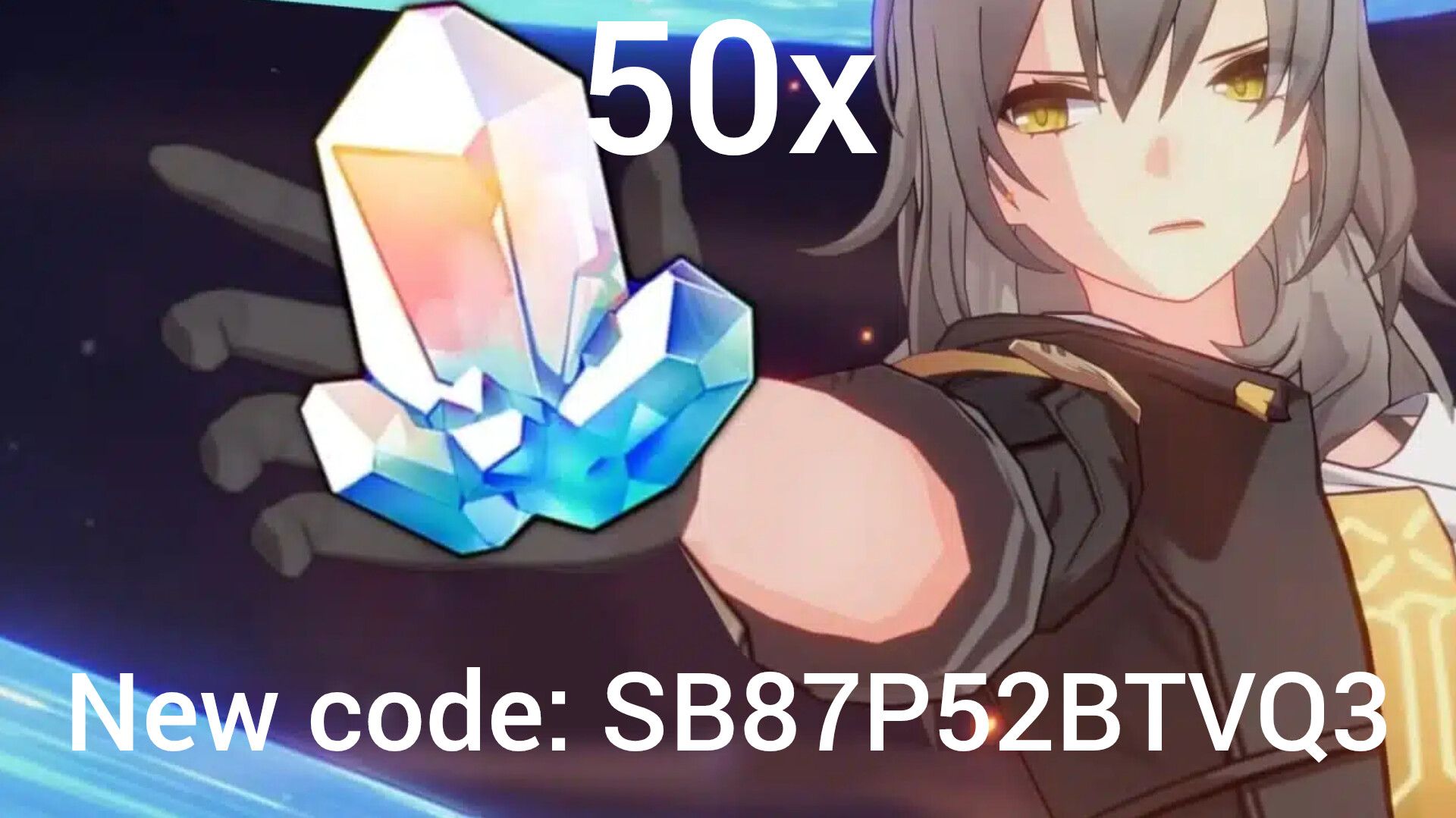 !!New!! Code for 50 Stellar jades and 10000 credits Honkai: Star Rail ...