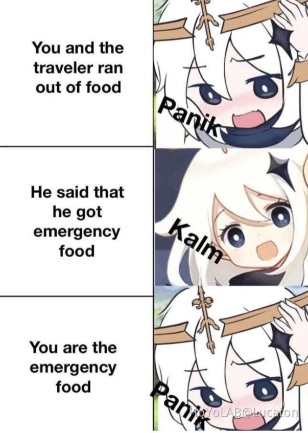 Paimon emergency food Genshin Impact | HoYoLAB