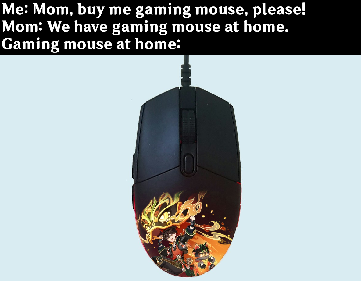 One true gaming mouse Genshin Impact | HoYoLAB