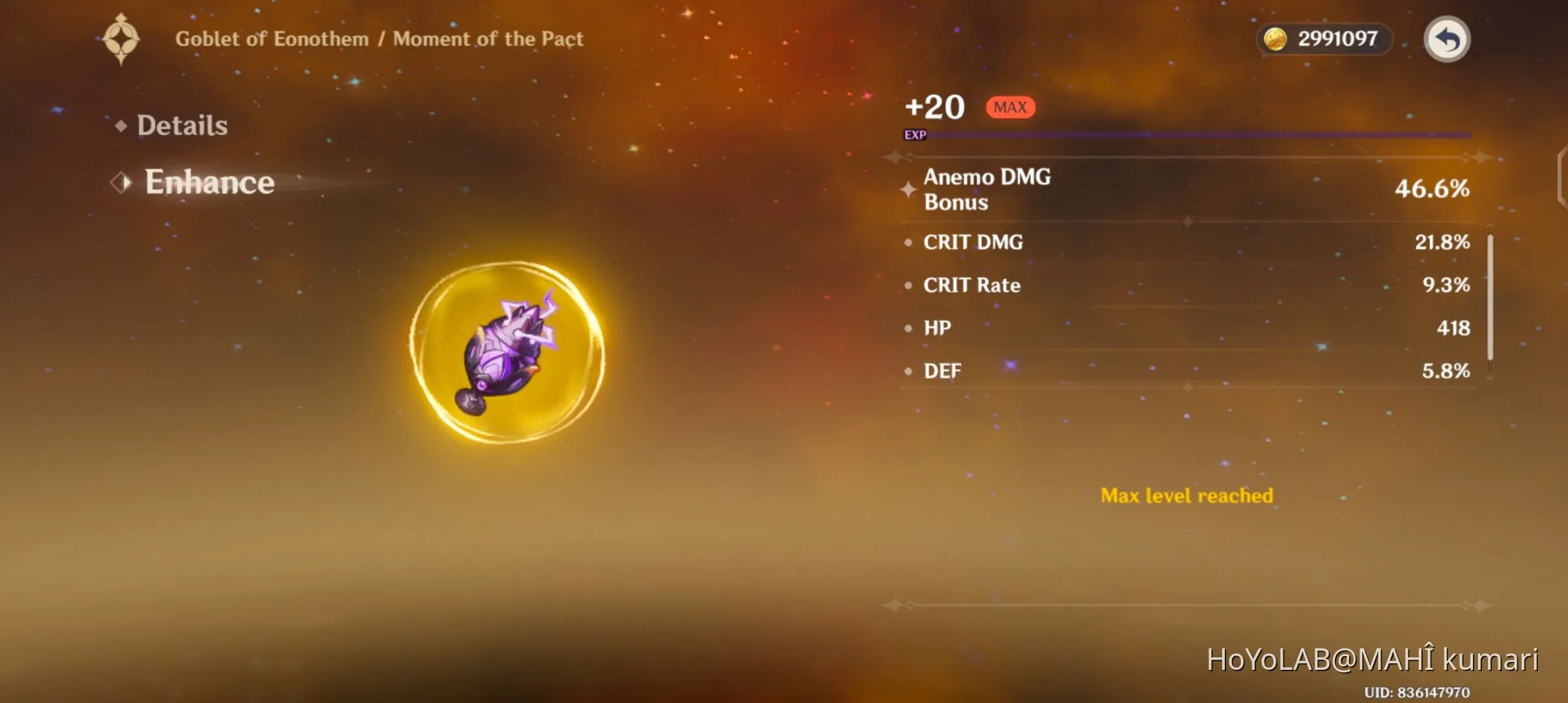 finally xioa build 40+cv Animo damaz bonus 🤗 top 1% Genshin Impact ...