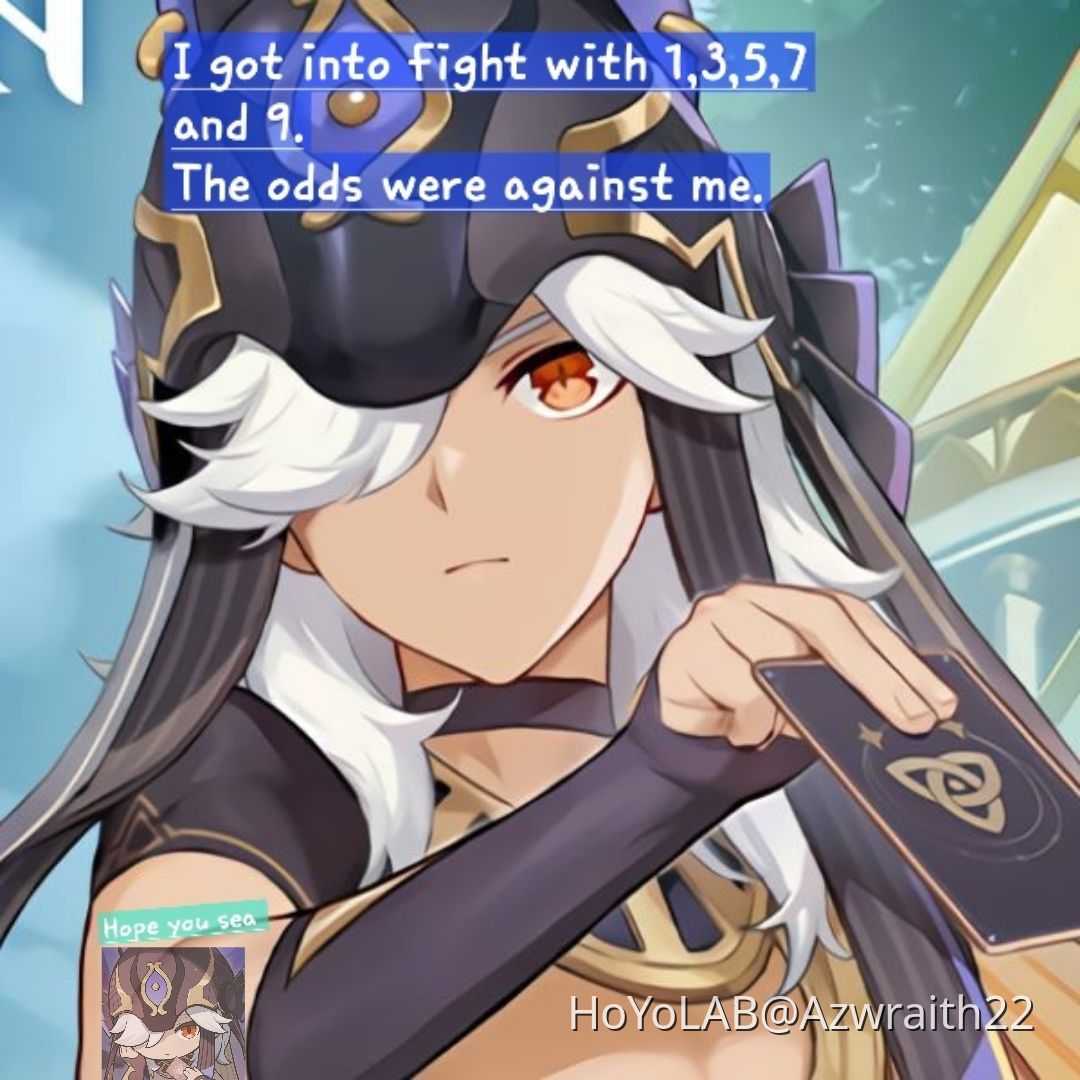 Cyno with a card! Genshin Impact | HoYoLAB