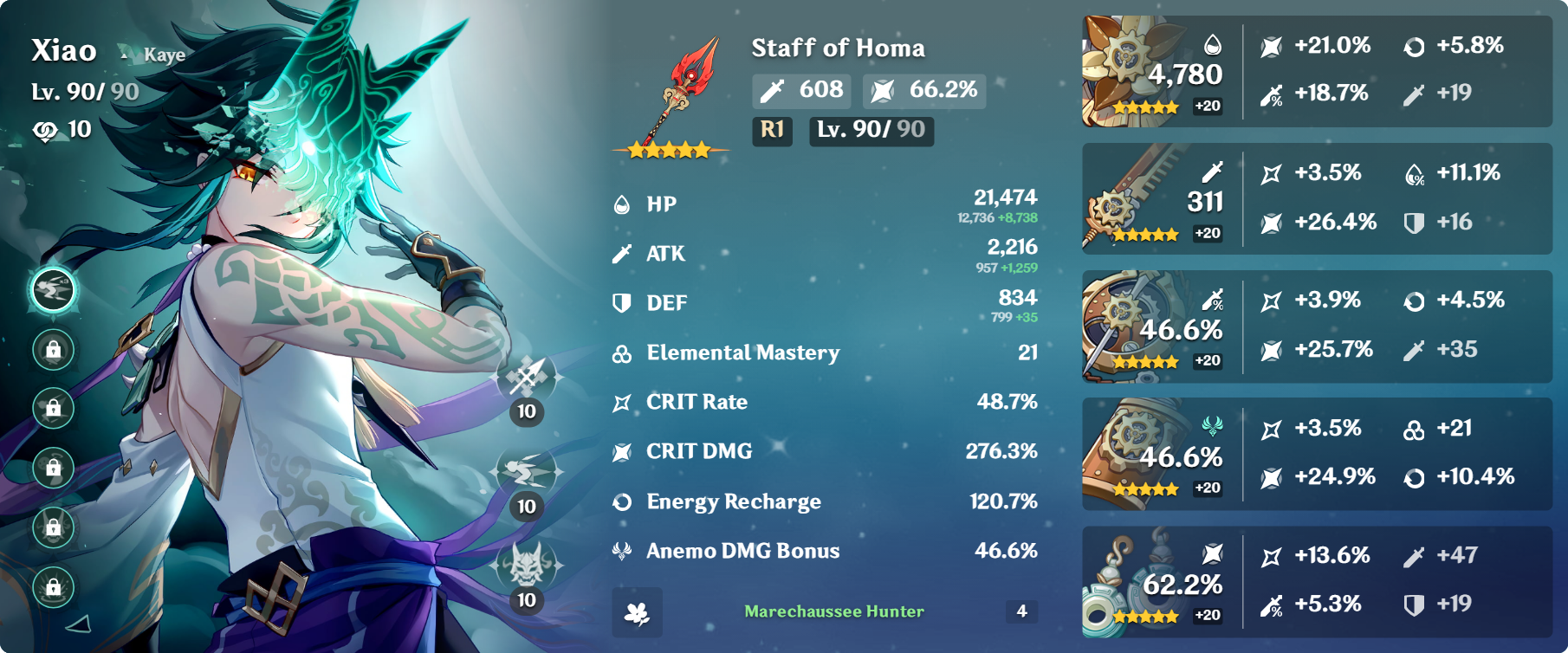 Updated Xiao build Genshin Impact | HoYoLAB