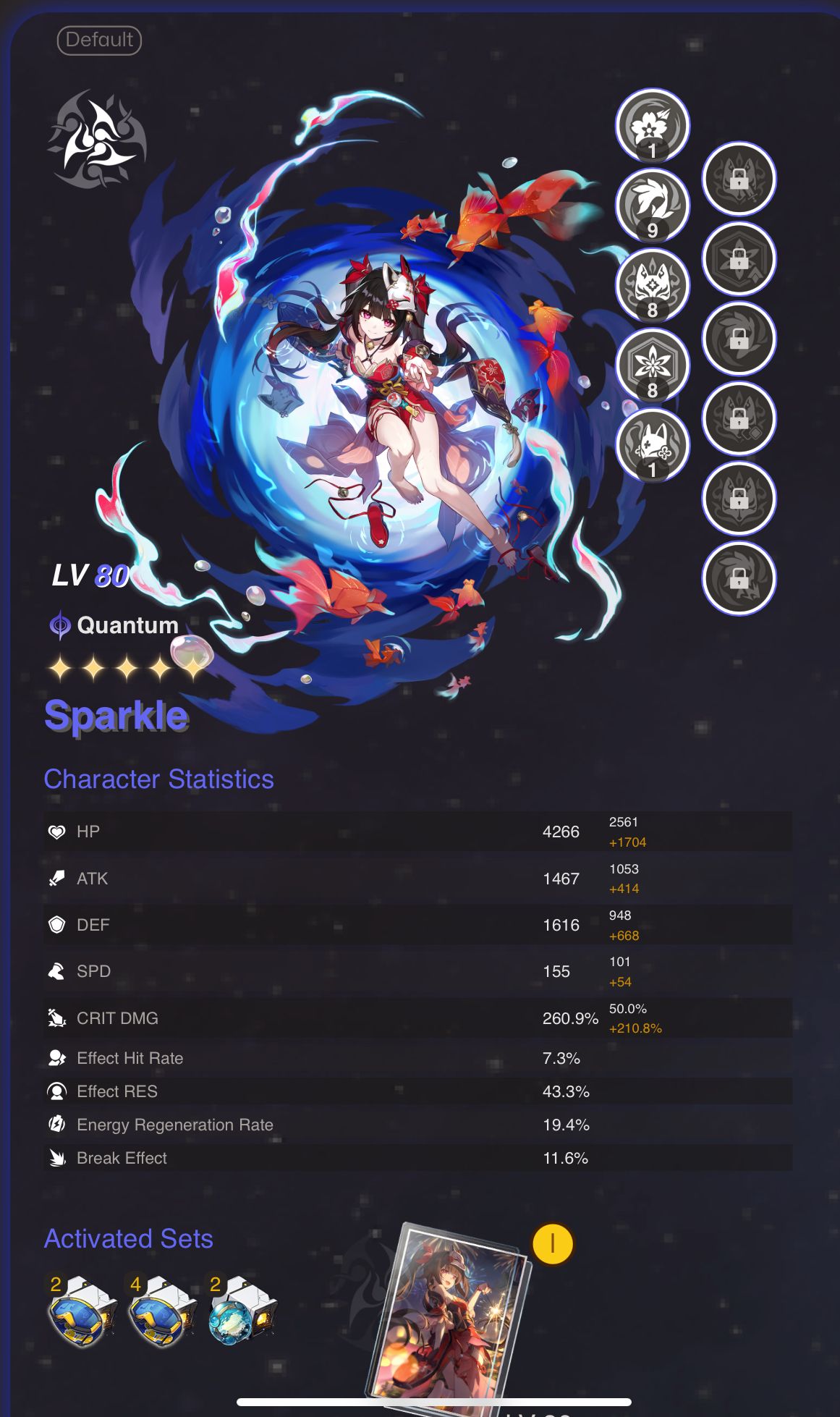 Showing off my (insanely lucky) Sparkle’s build Honkai: Star Rail | HoYoLAB