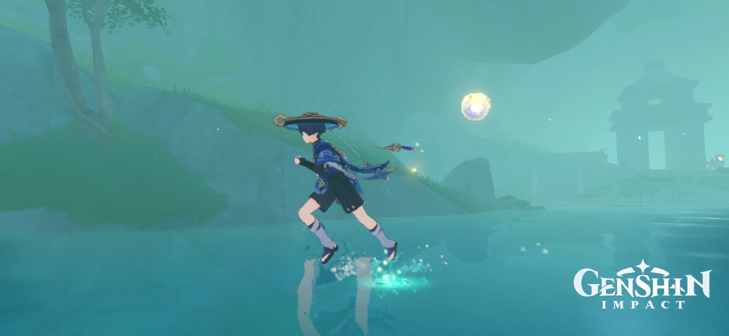 casually walking on water Genshin Impact | HoYoLAB