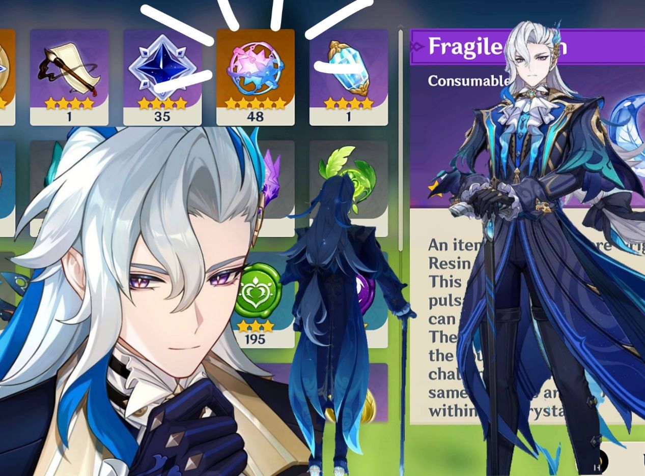 Day 10 and 30 of saving for Neuvillette.....hydro dragon hydro dragon ...